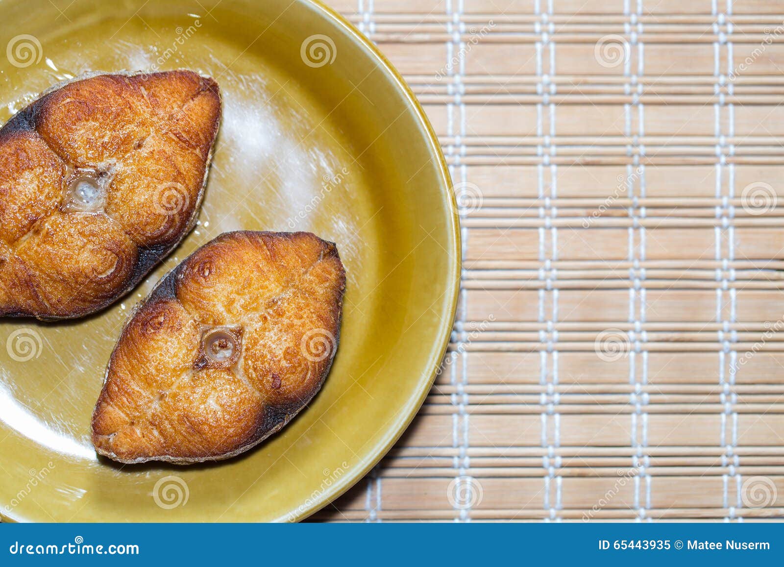 Fried Narrow-barred Spanish Mackerel Stock Image - Image of delicious ...