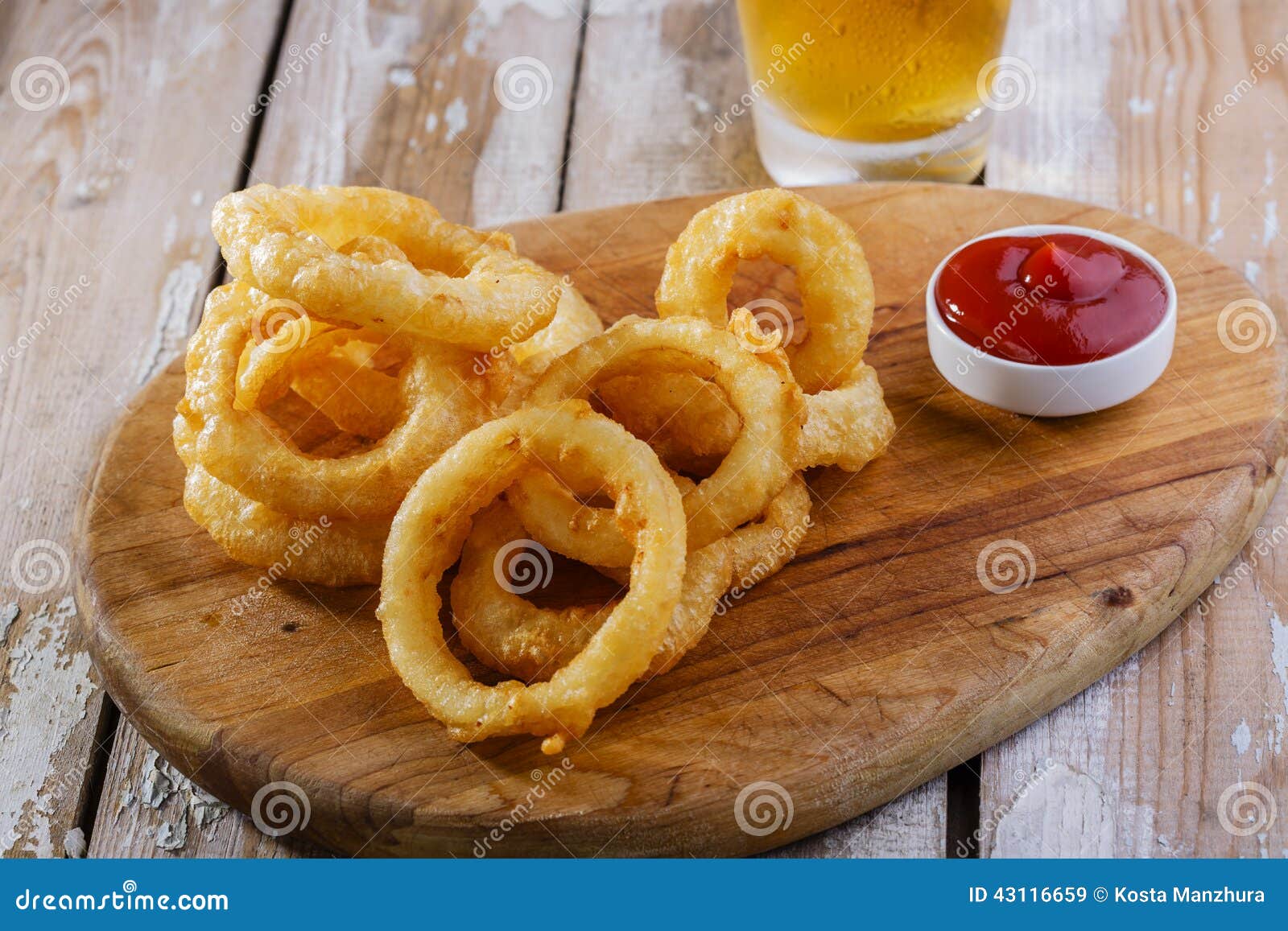 Fried onion rings stock image. Image of fried, snack - 43116659