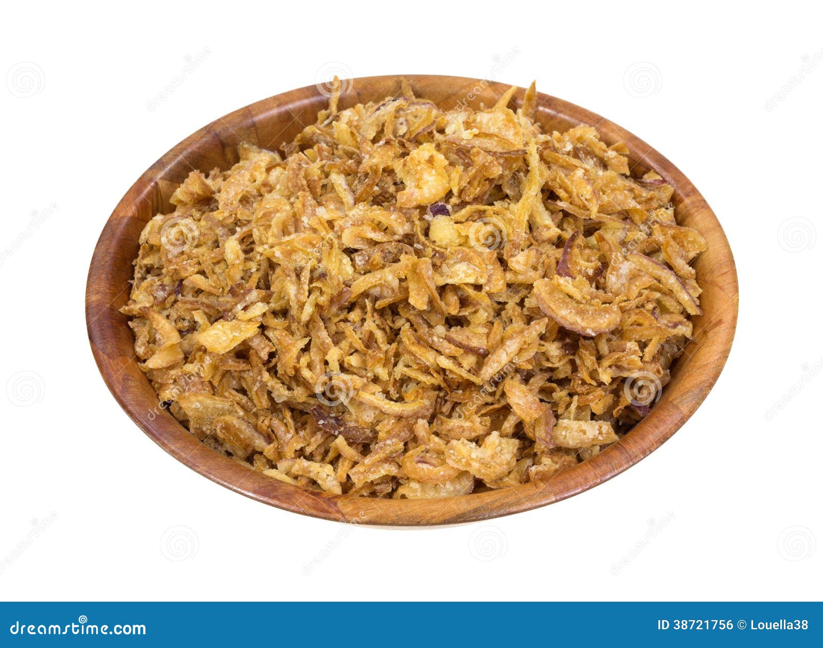 Fried Onions in Bowl stock photo. Image of crispy, cooked - 38721756