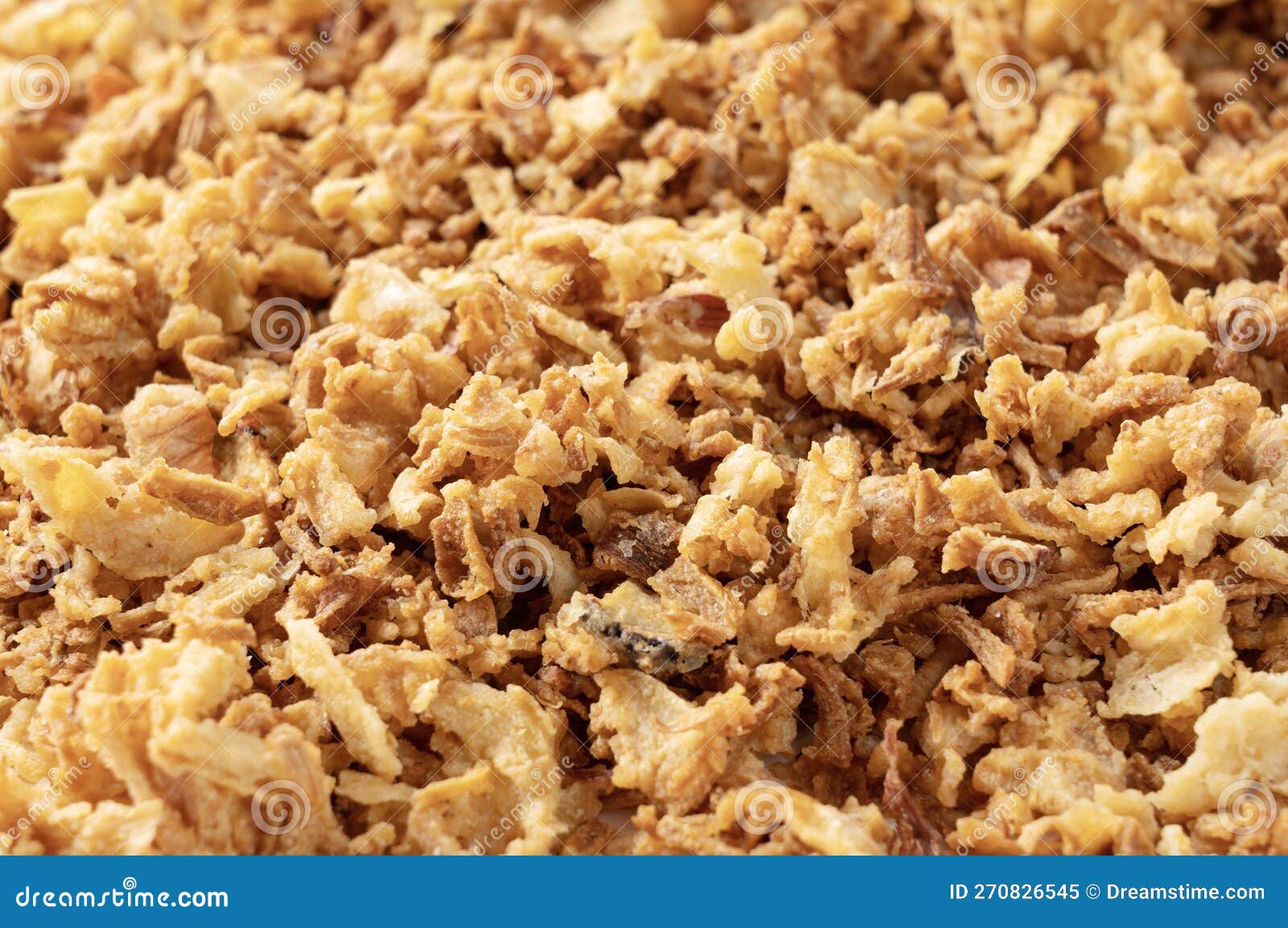Fried Onions Spread Across the Screen Stock Image - Image of brown ...