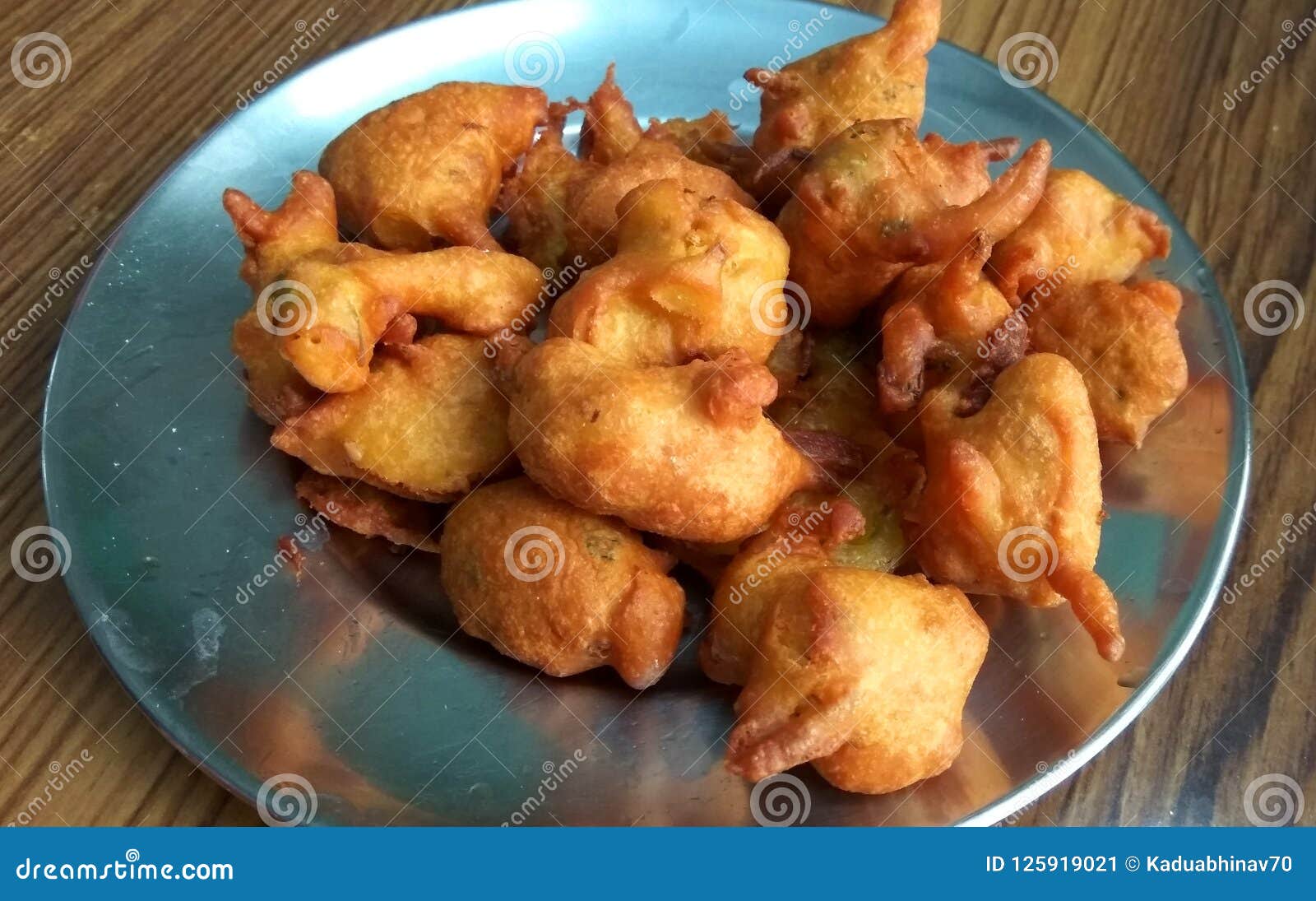 Fried Pakora imagen de archivo. Imagen de chevronné - 125919021