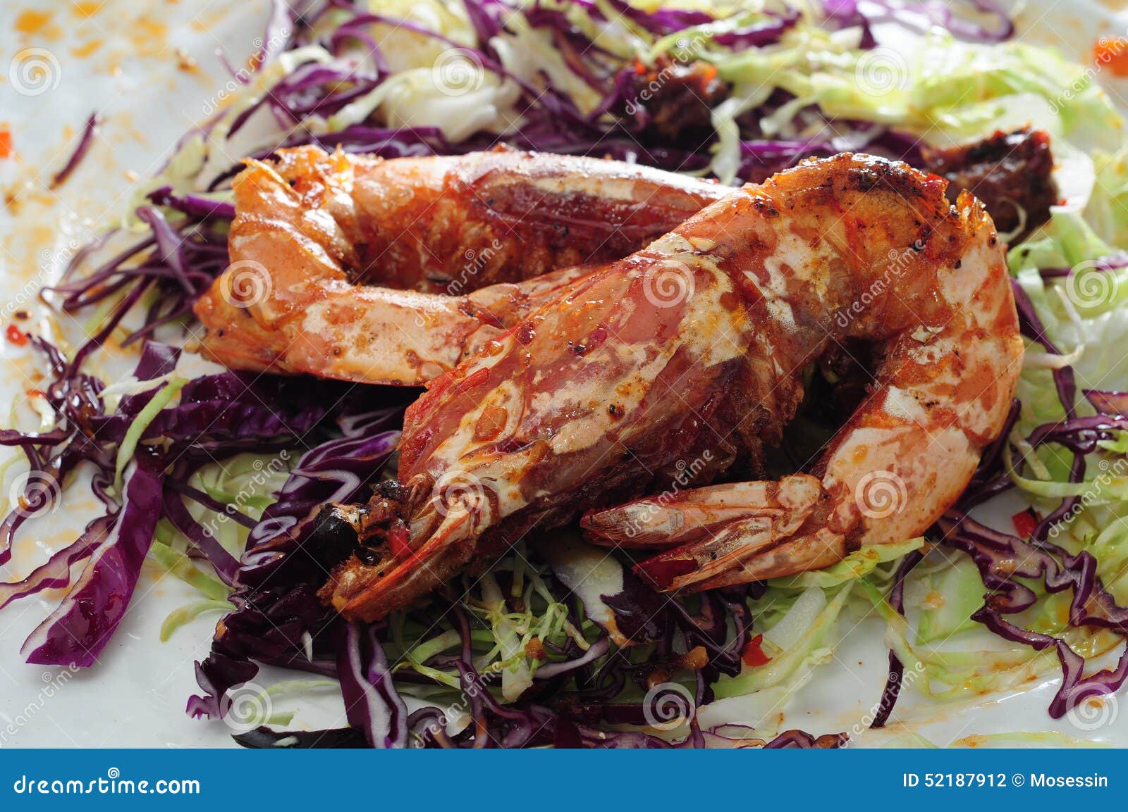 Fried pawn stock photo. Image of cabbage, vegetable, double - 52187912