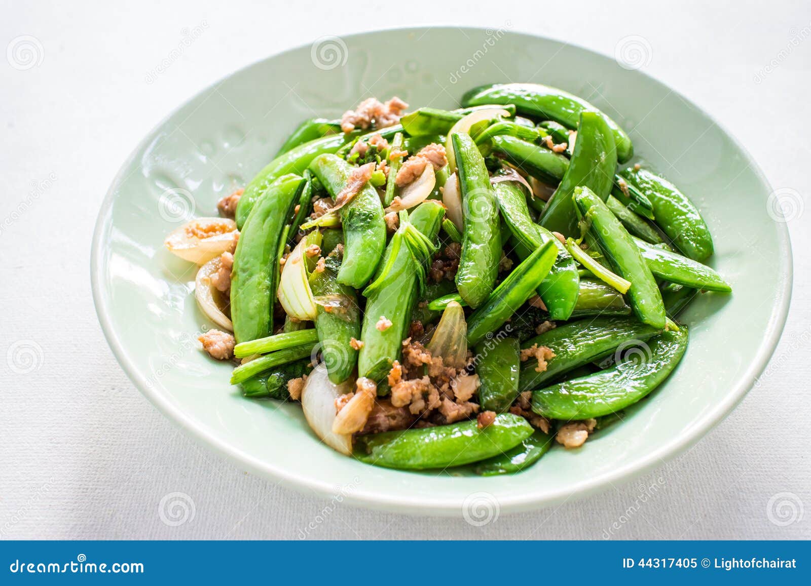 Fried pea on plate stock image. Image of peas, eating - 44317405