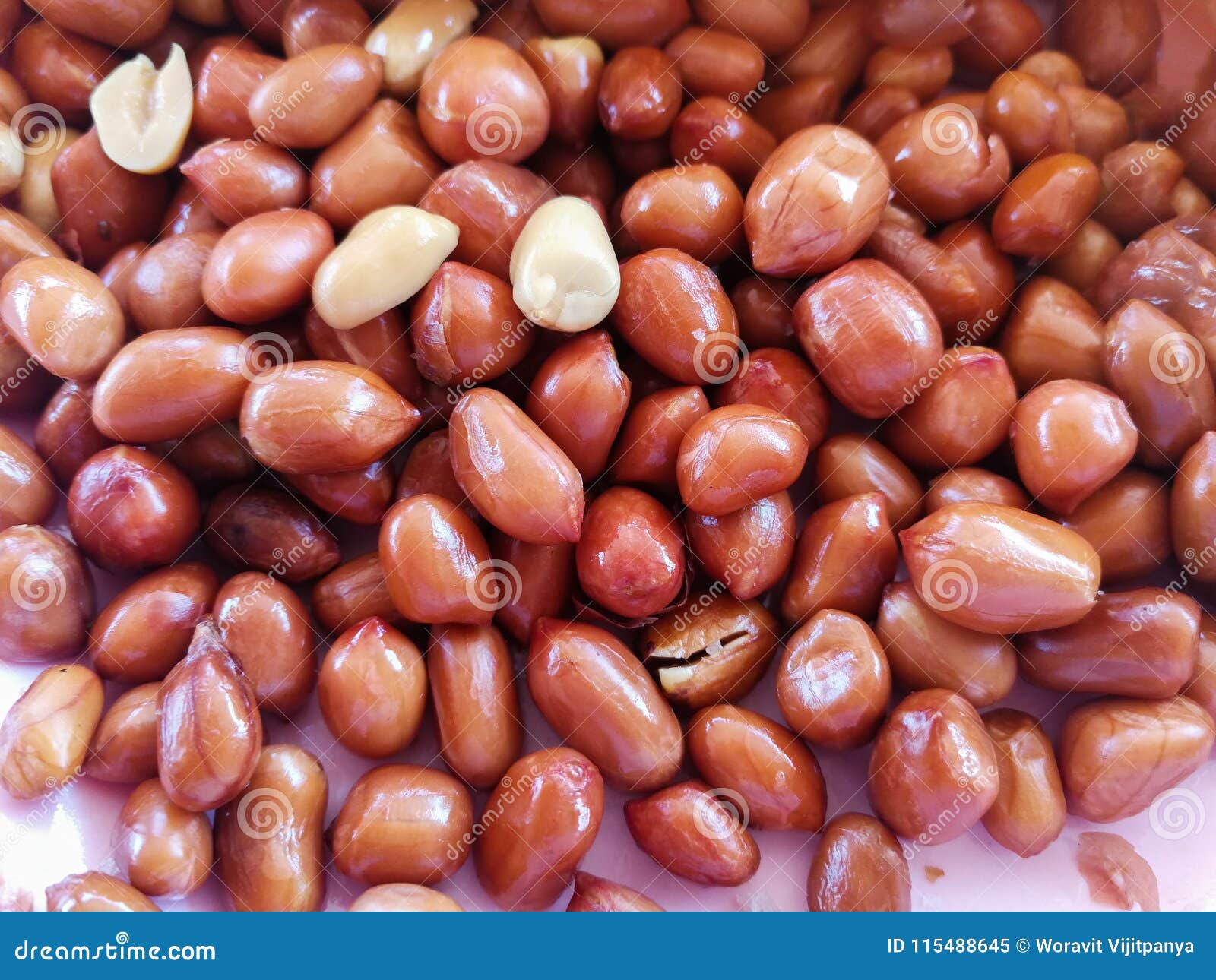 Fried Peanuts stock image. Image of dietary, haricot - 115488645