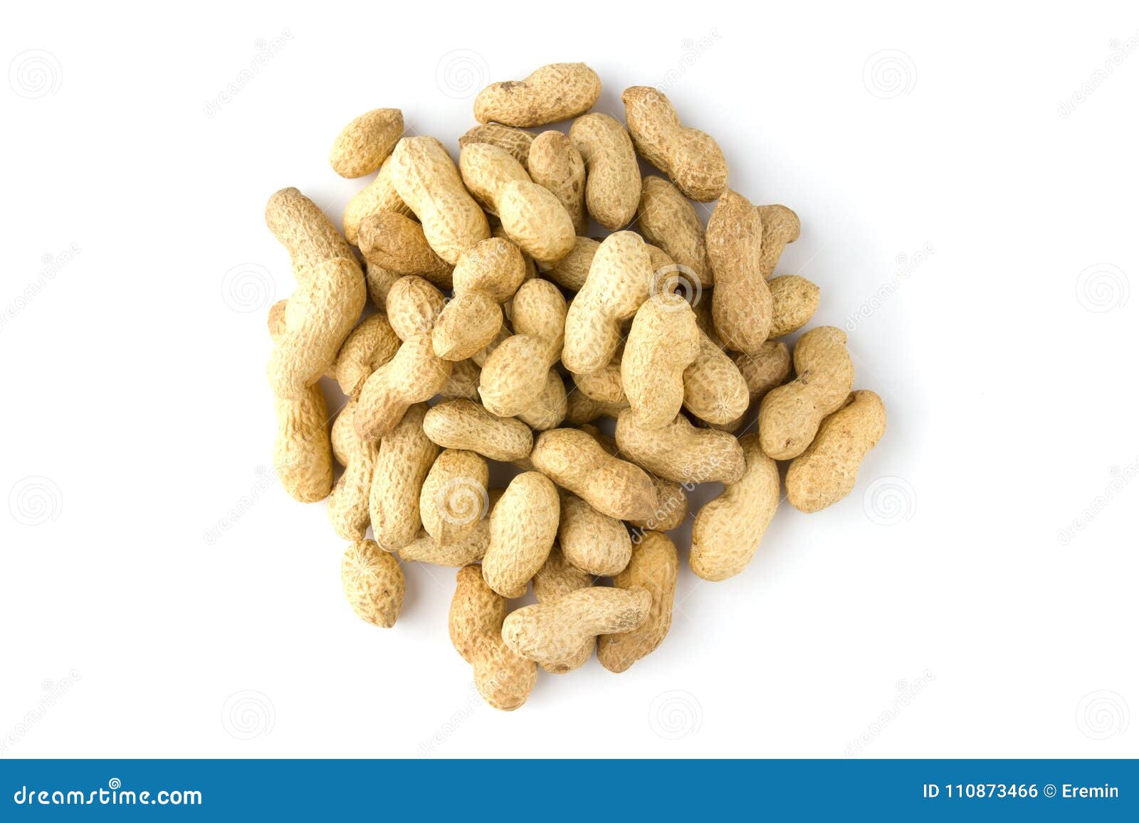 Fried peanuts in shell. stock photo. Image of ingredient - 110873466