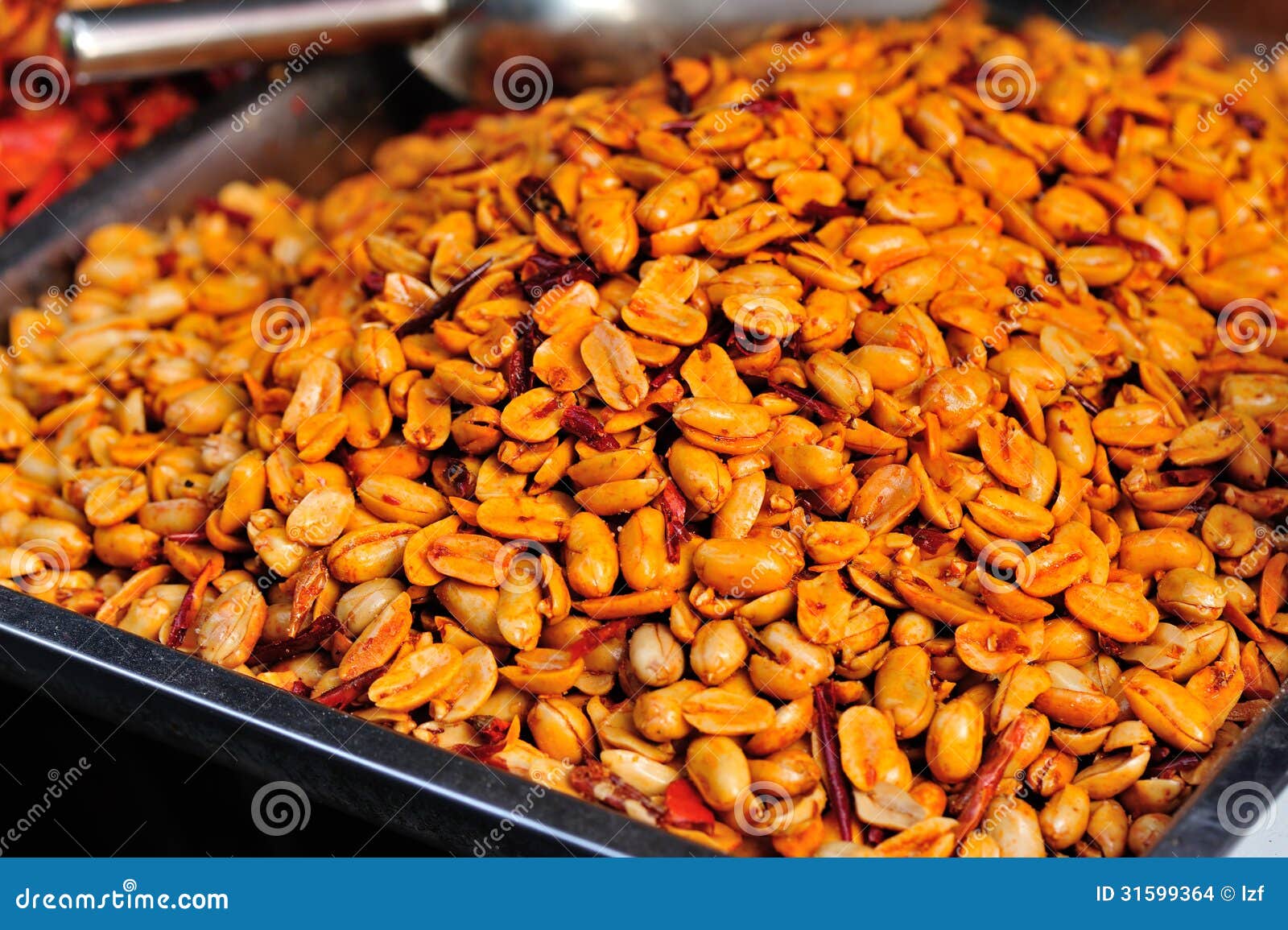 Fried peanuts stock photo. Image of bunch, snack, food - 31599364