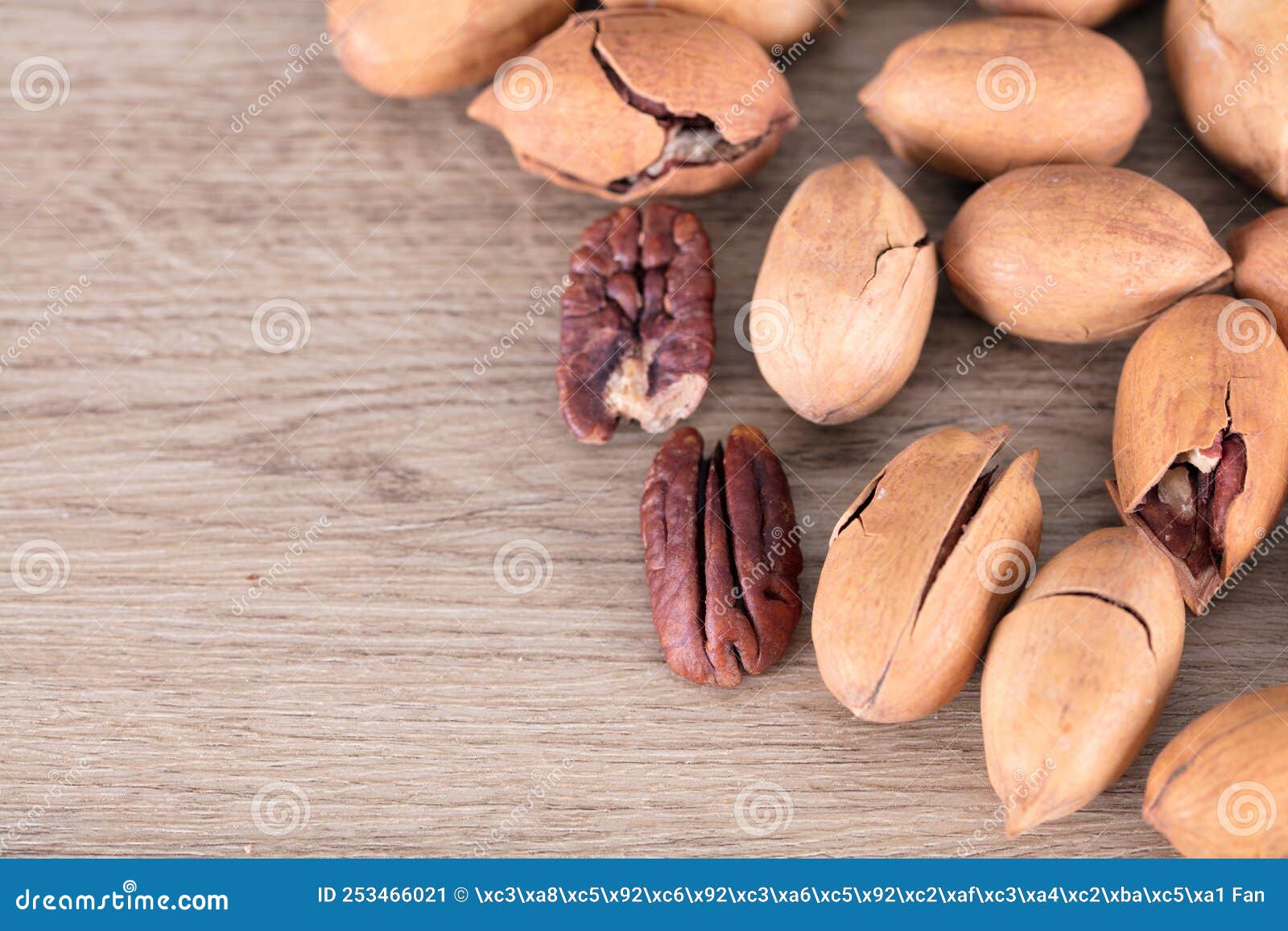 Fried Pecan Snacks on Table Stock Image - Image of snacks, casual ...