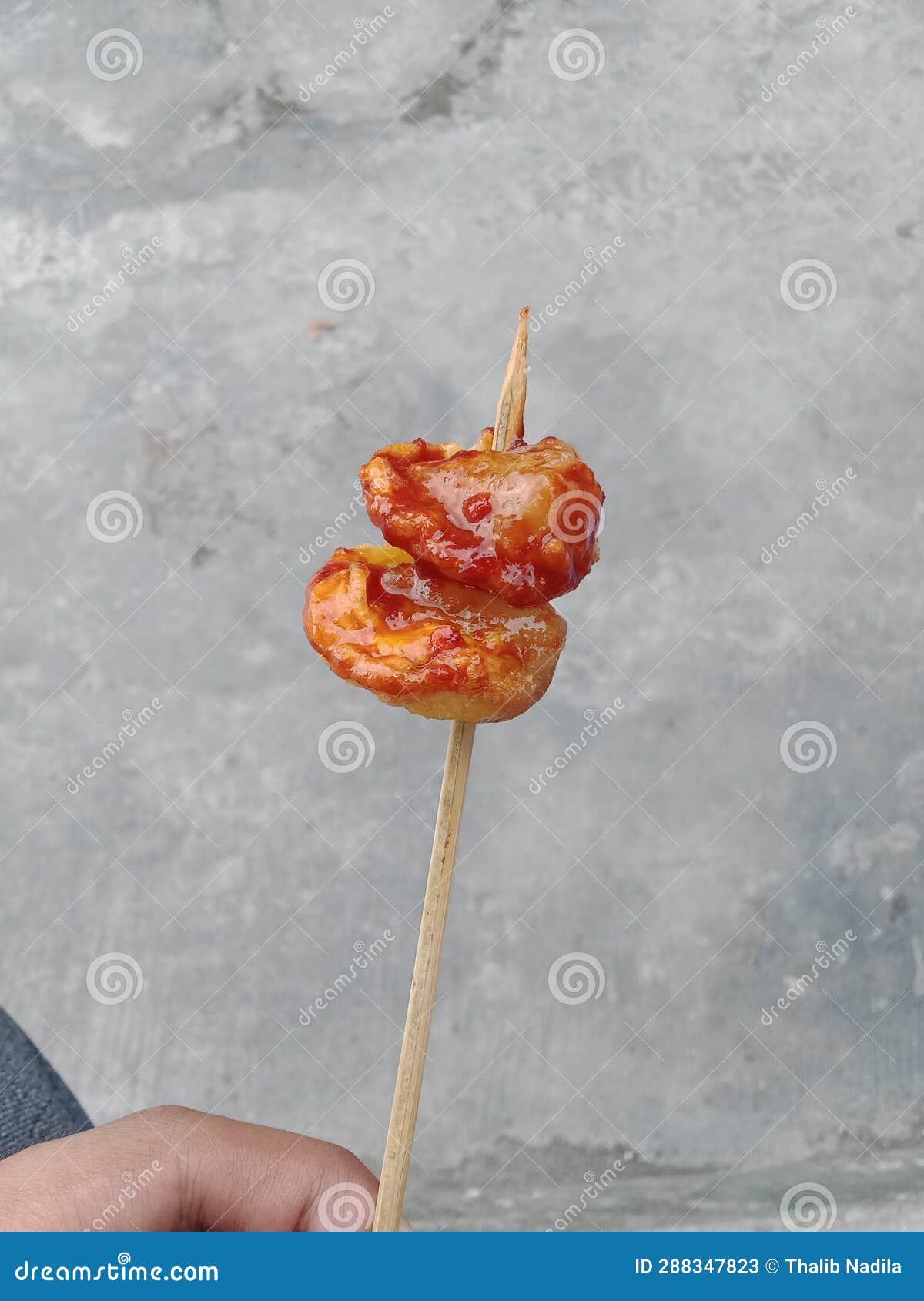 Fried pen stock image. Image of omelet, pentol, snacks - 288347823