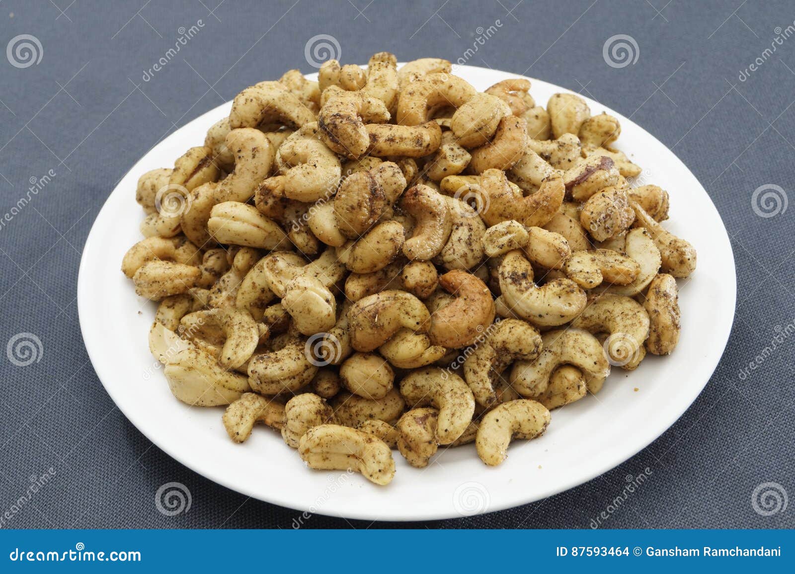 Fried pepper cashews stock photo. Image of cashews, tropical - 87593464