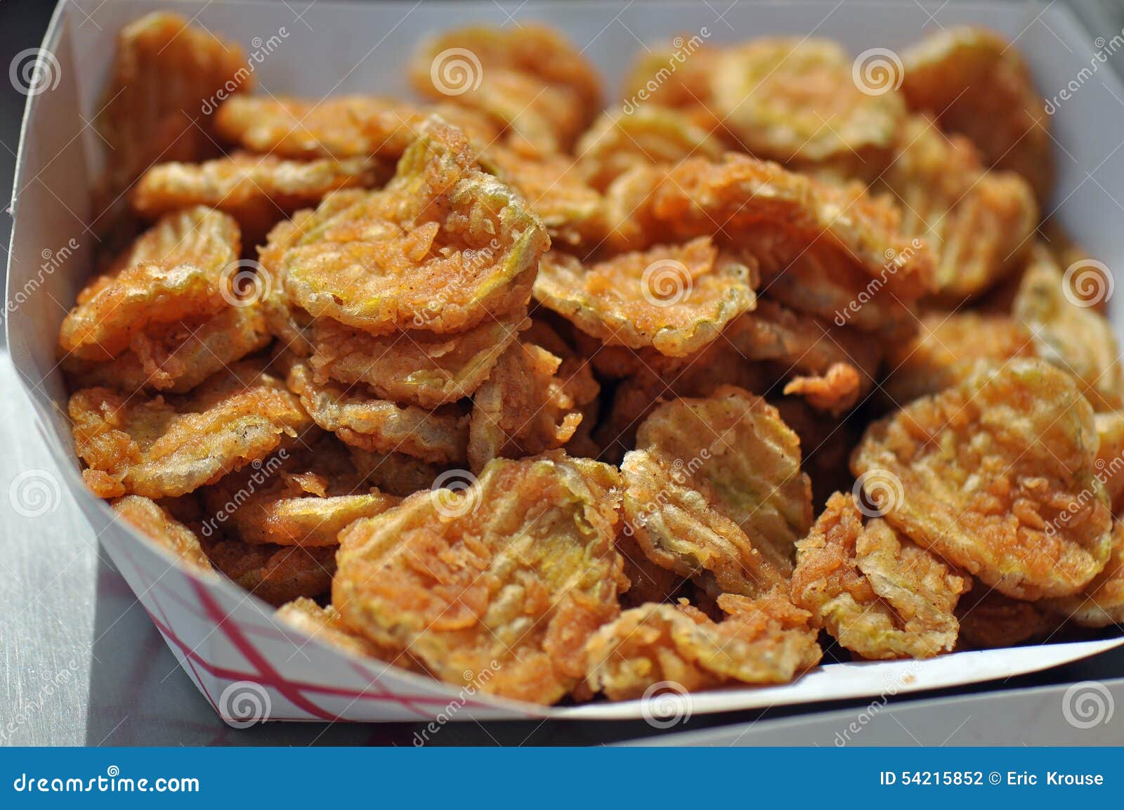 Fried Pickles stock photo. Image of fair, street, chips - 54215852