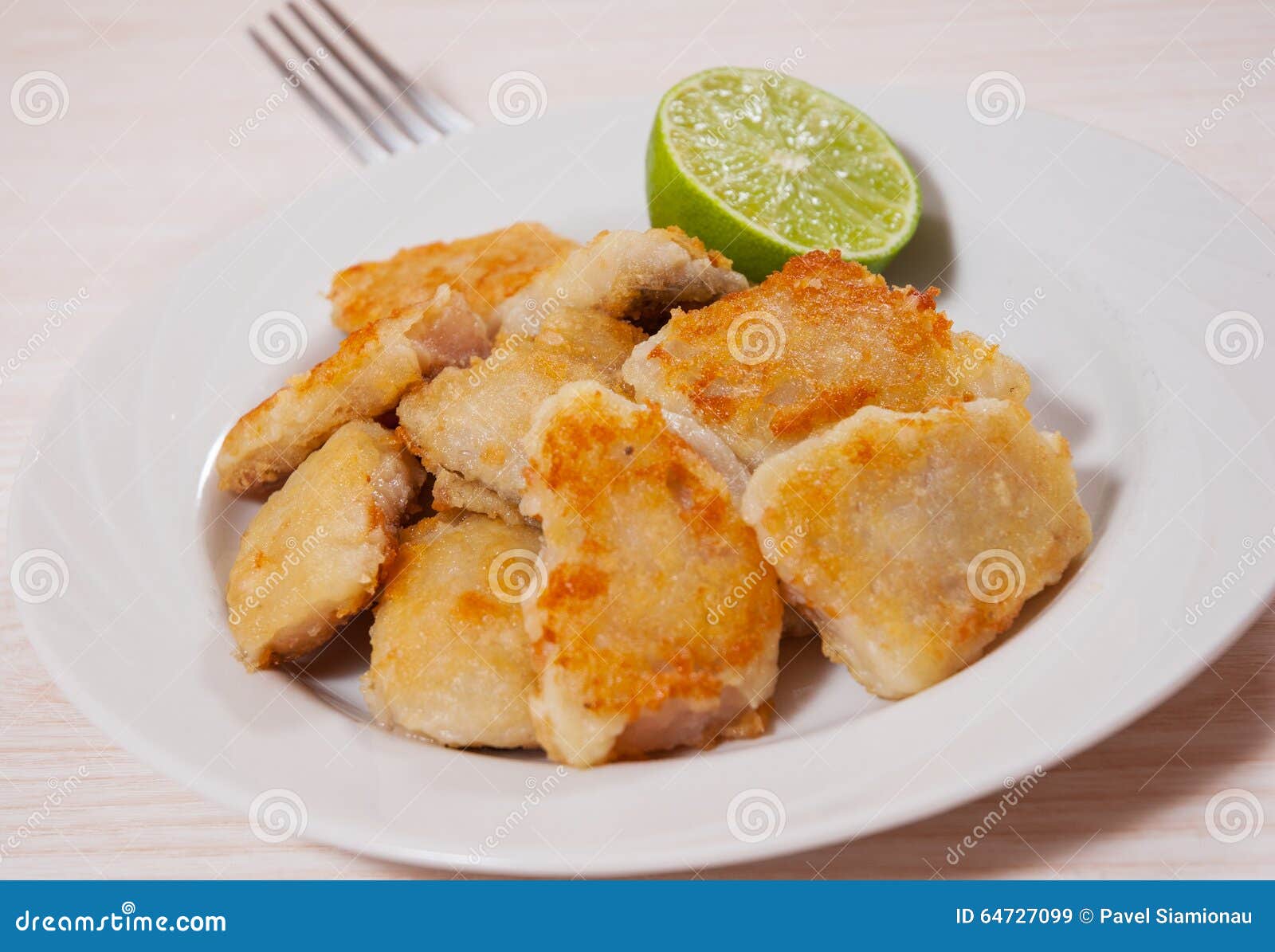 Fried Pieces of Fish Fillets Stock Image - Image of fresh, food: 64727099