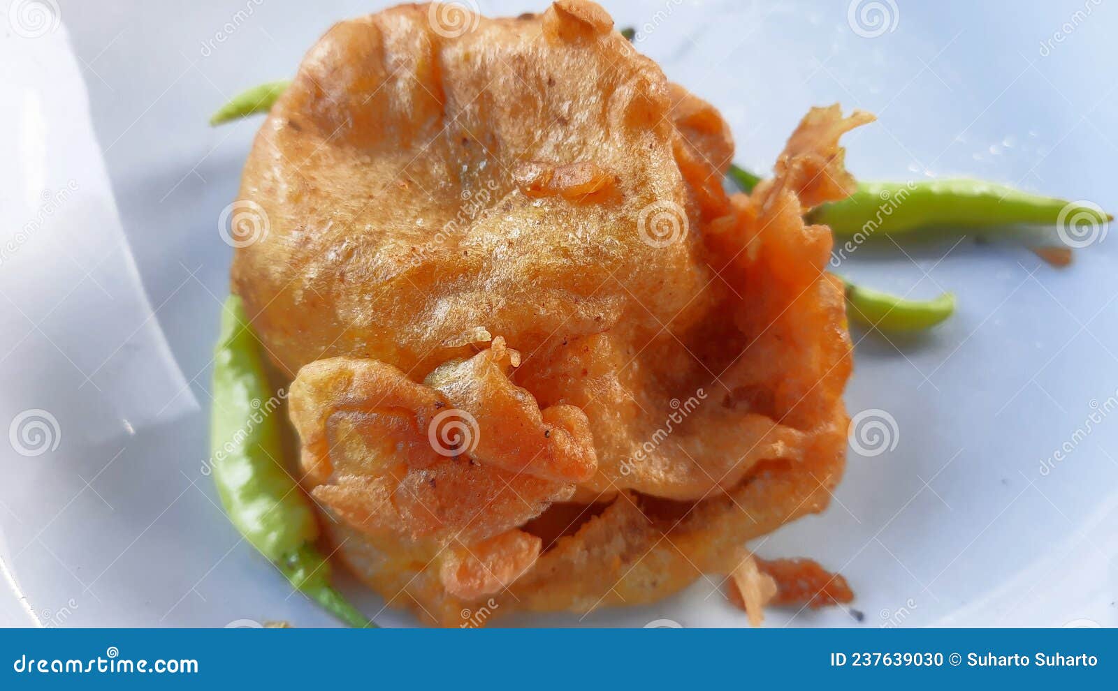 Fried on a Plate is a Traditional Food Fried with Flour 2 Stock Photo ...