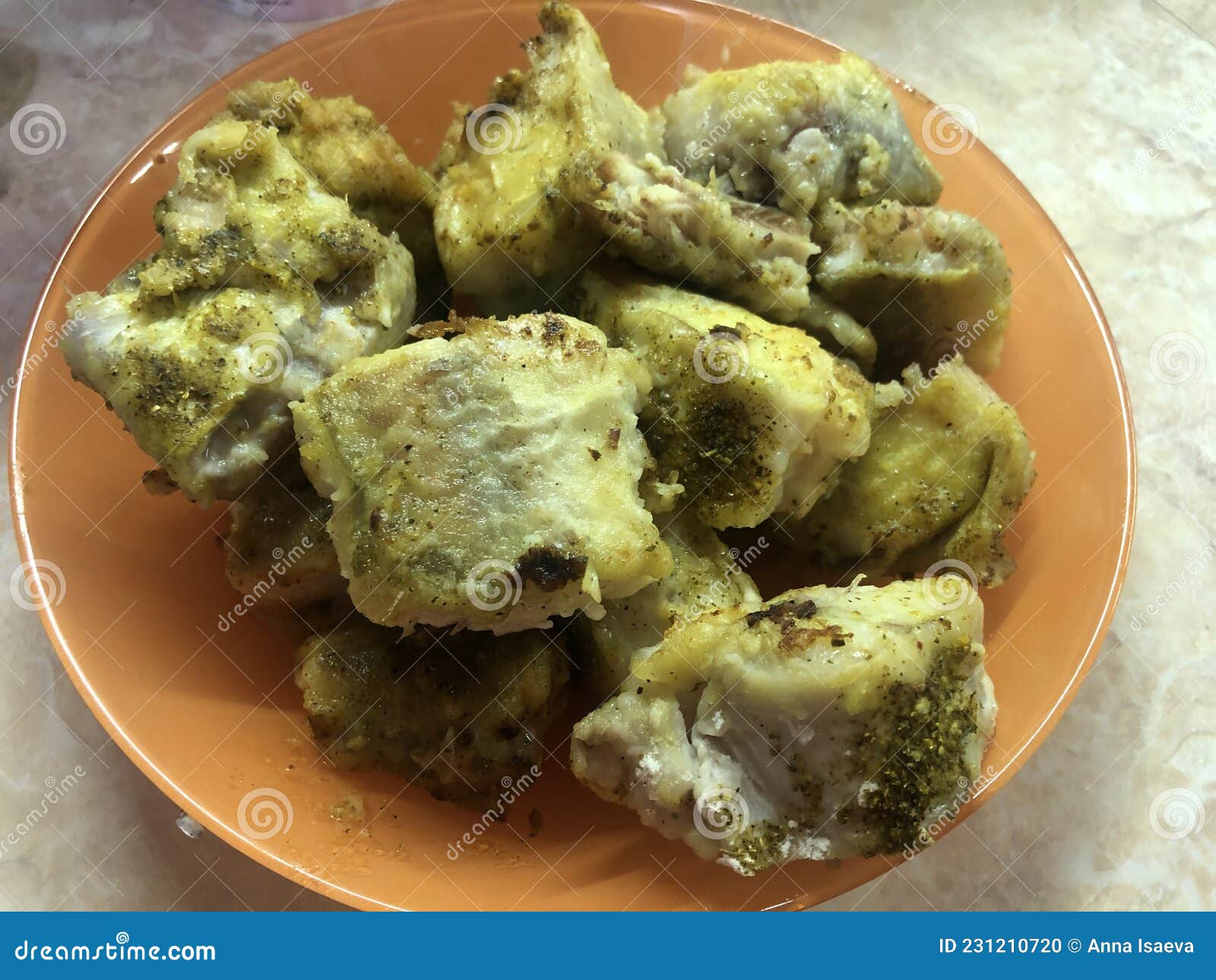 Fried pollock stock photo. Image of produce, food, home - 231210720