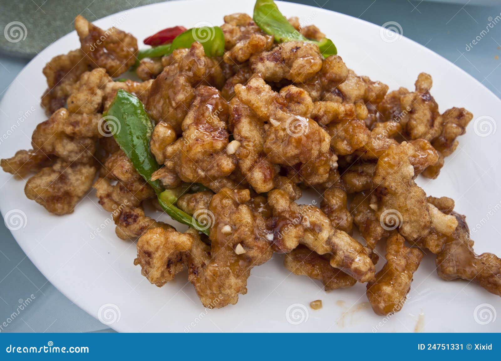 Fried pork stock image. Image of chinese, meal, cook - 24751331