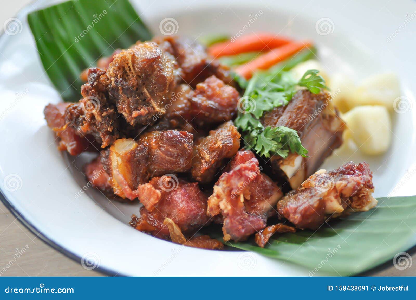 Fried Pork Rib, Deep Fried Fried Pork Rib Stock Image - Image of slice ...