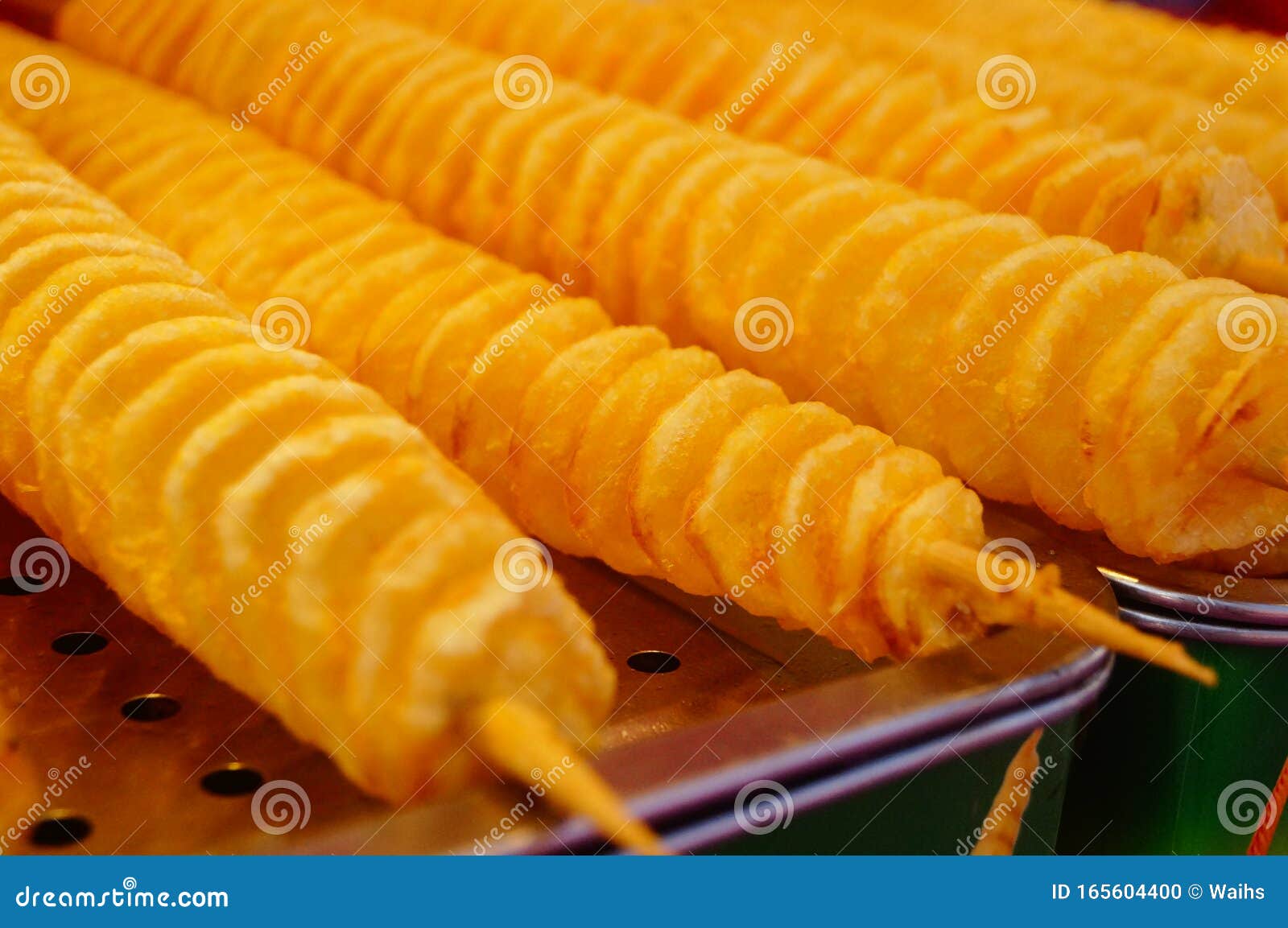 Fried Potato Chips, a String of Potato Chips Fried, into a Delicious ...