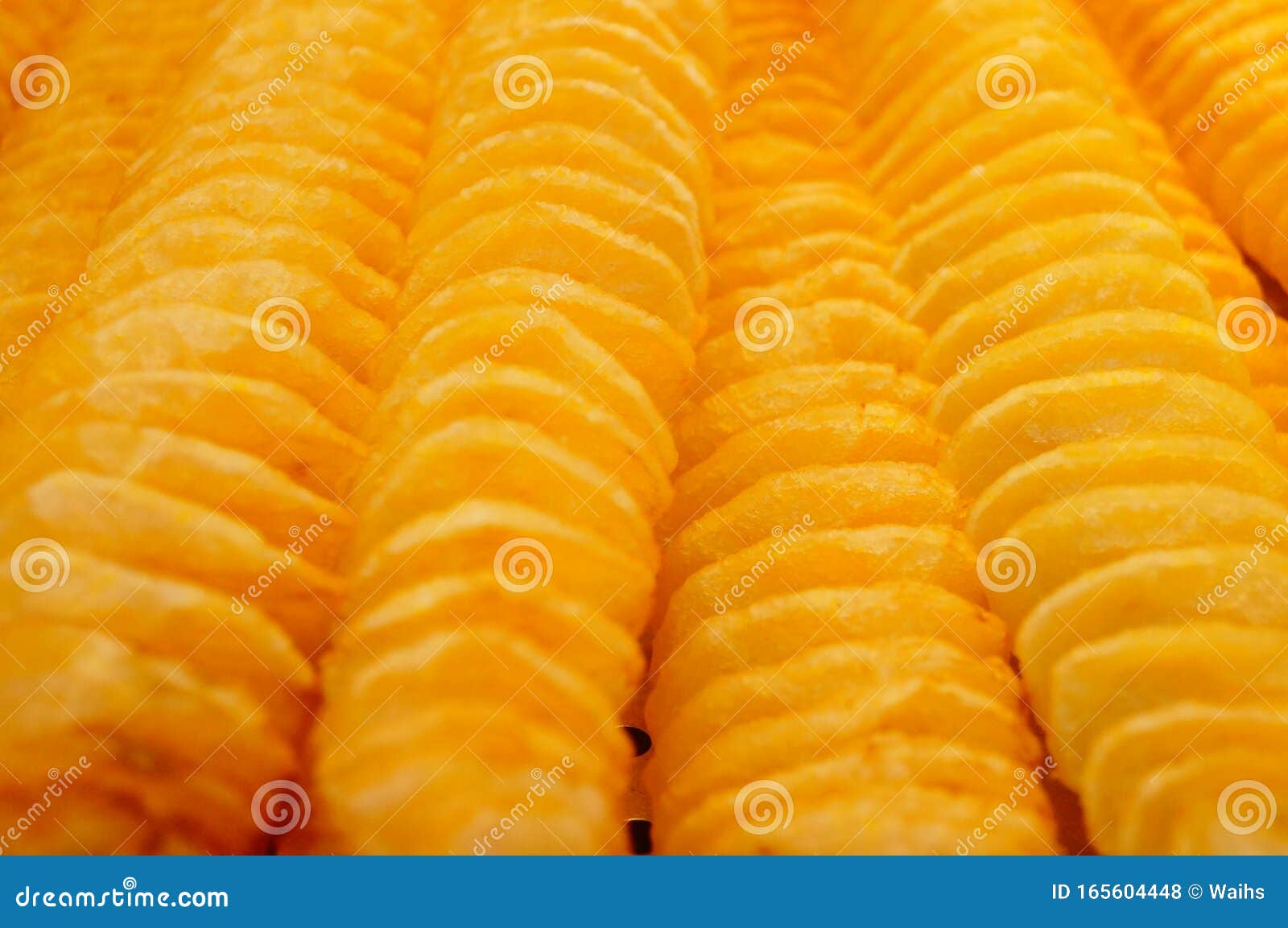 Fried Potato Chips, a String of Potato Chips Fried, into a Delicious ...
