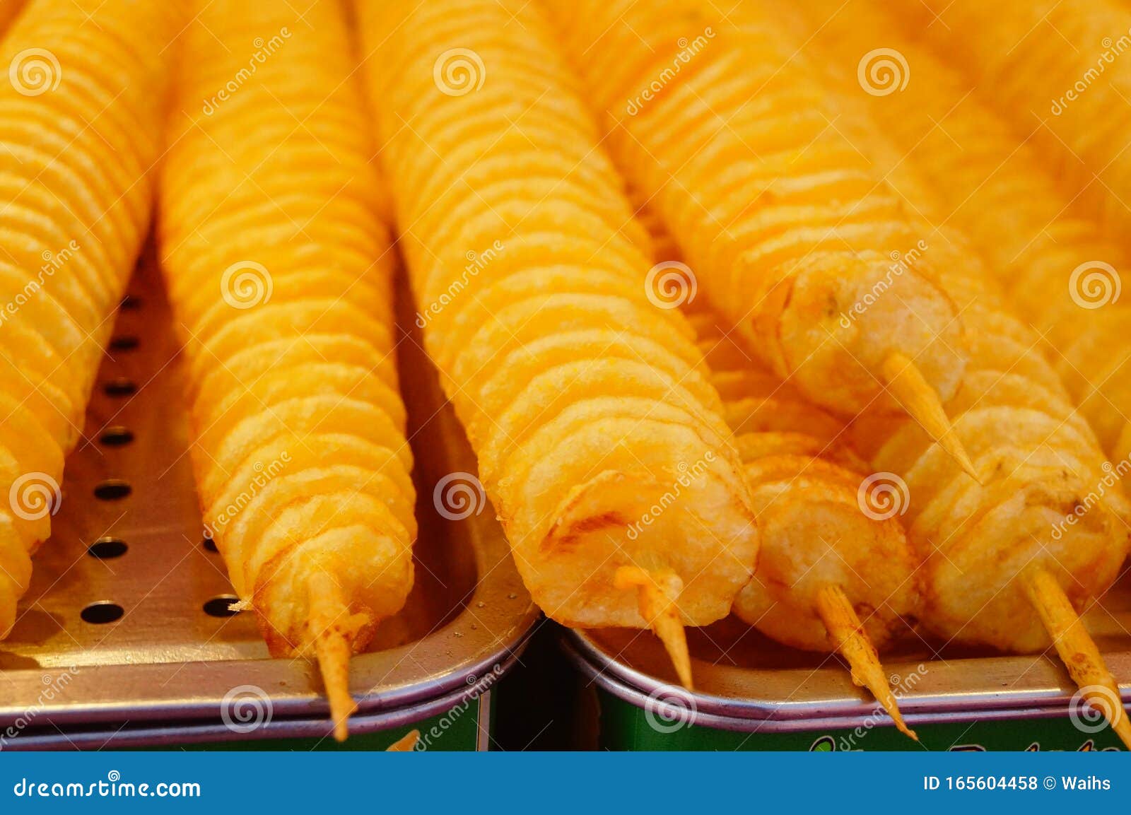 Fried Potato Chips, a String of Potato Chips Fried, into a Delicious ...