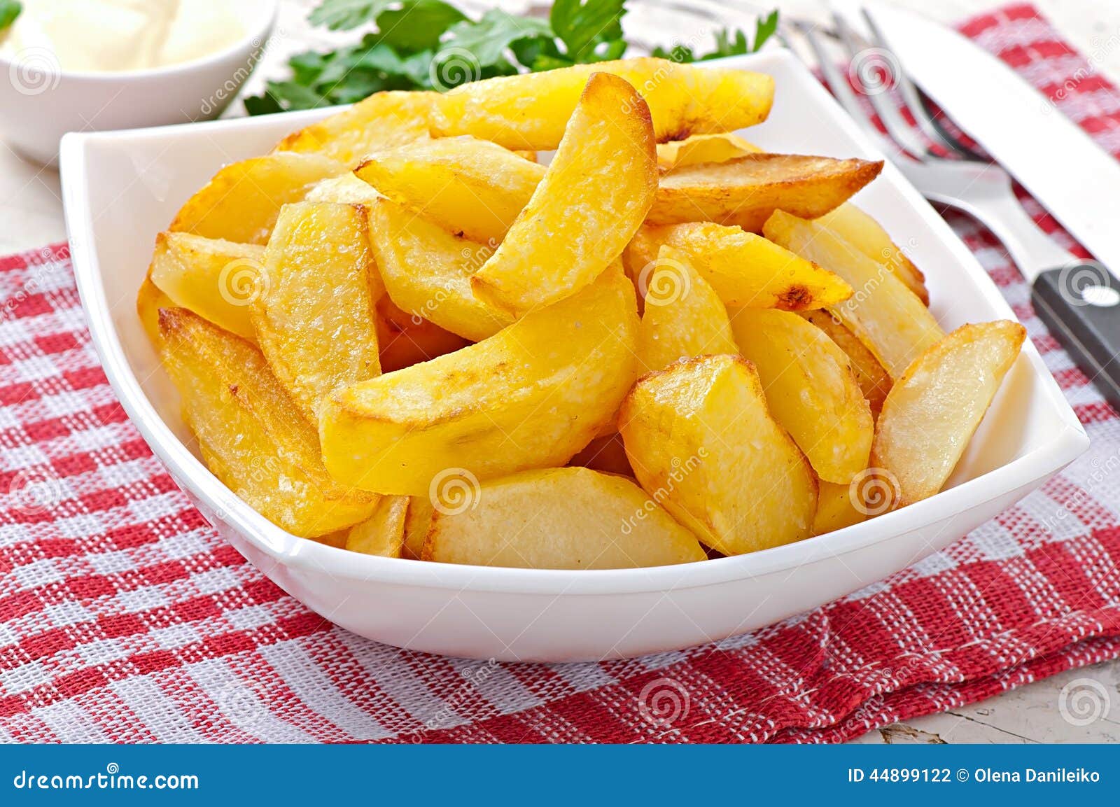 Fried potato wedges stock photo. Image of gourmet, cooking - 44899122