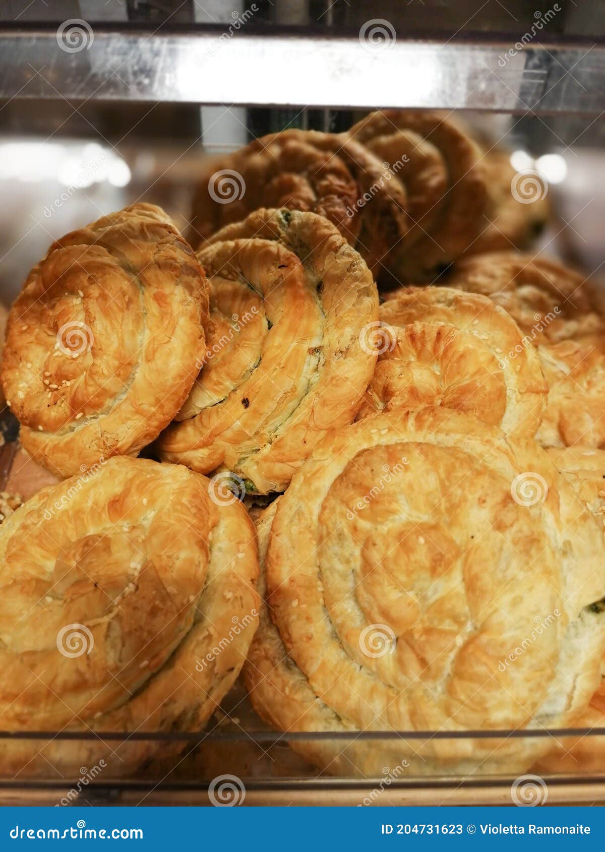 Fried Puff Pastry with Meat Stock Image - Image of fried, pastry: 204731623