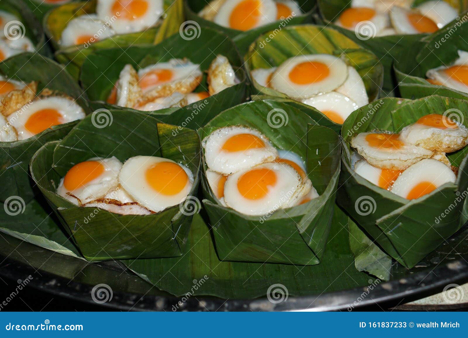 Fried quail bird stock image. Image of bird, quail, banana - 161837233