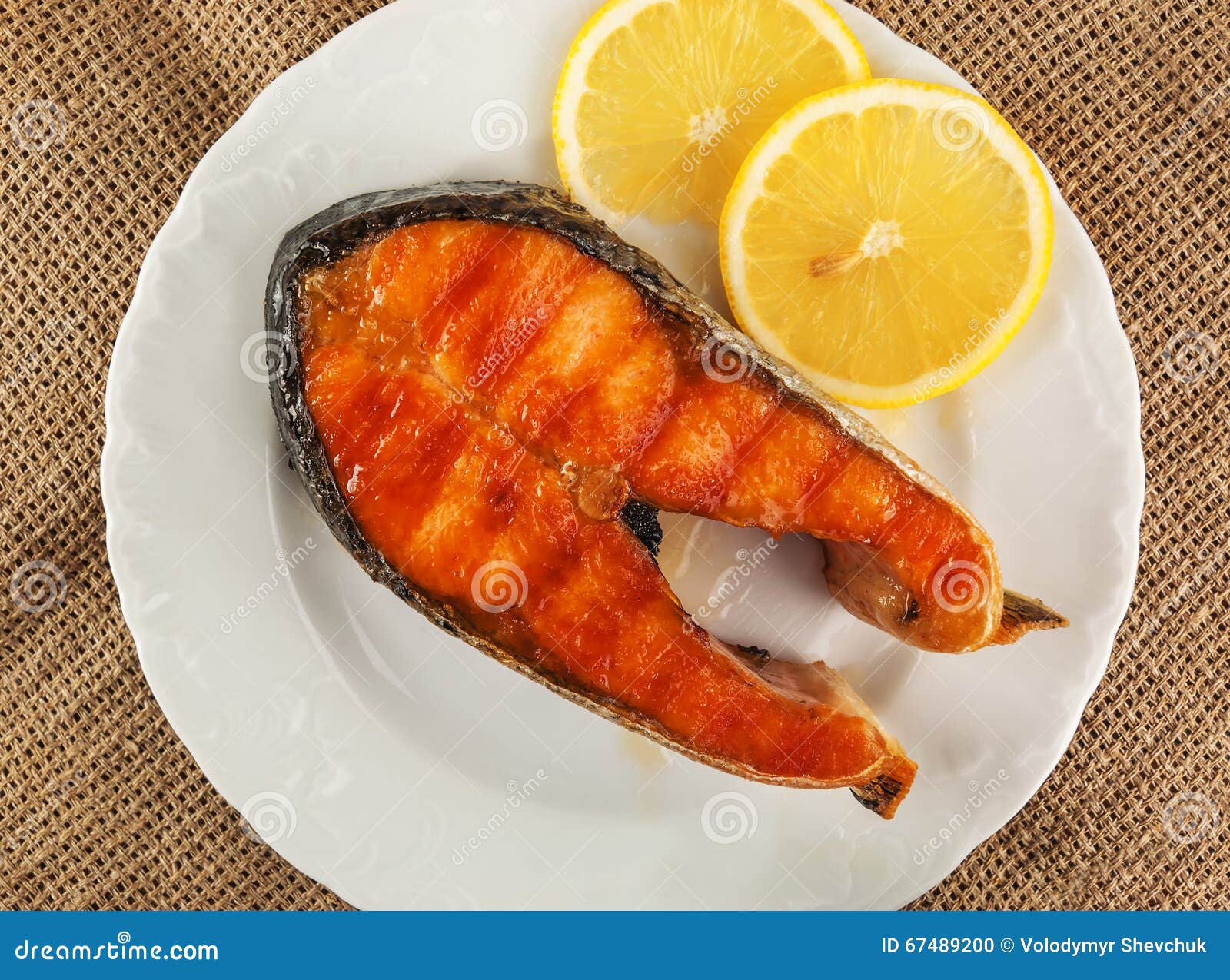 Fried red fish stock photo. Image of eating, barbecue - 67489200