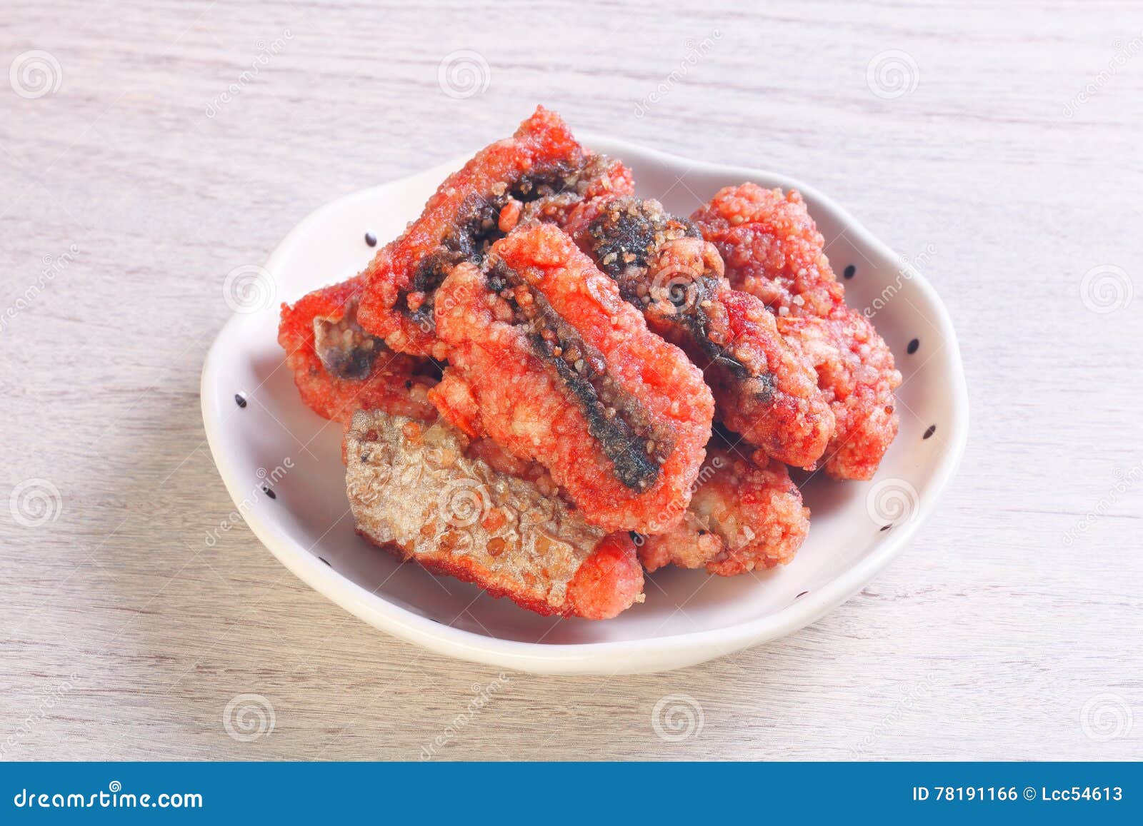 Fried red yeast eel stock photo. Image of dinner, food - 78191166