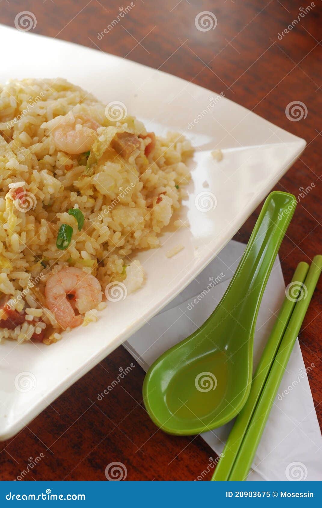 Fried Rice stock image. Image of spoon, yummy, oily, fried - 20903675
