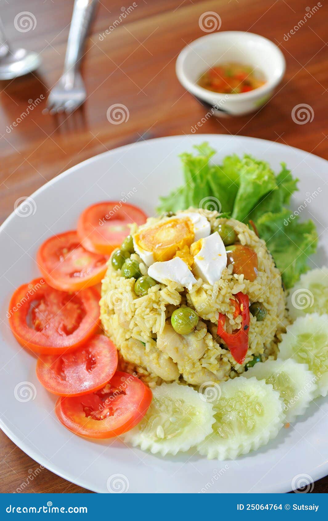 Fried Rice stock photo. Image of culture, gourmet, boiled - 25064764