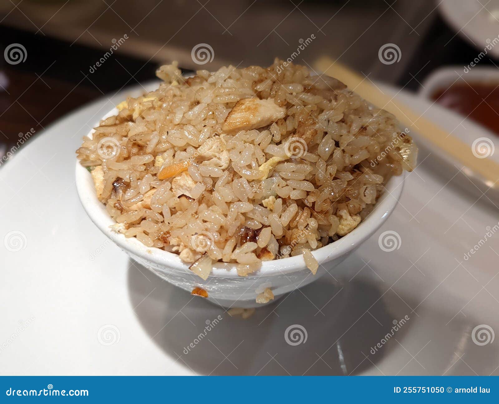 Fried rice bowl stock photo. Image of meat, fruit, snack - 255751050