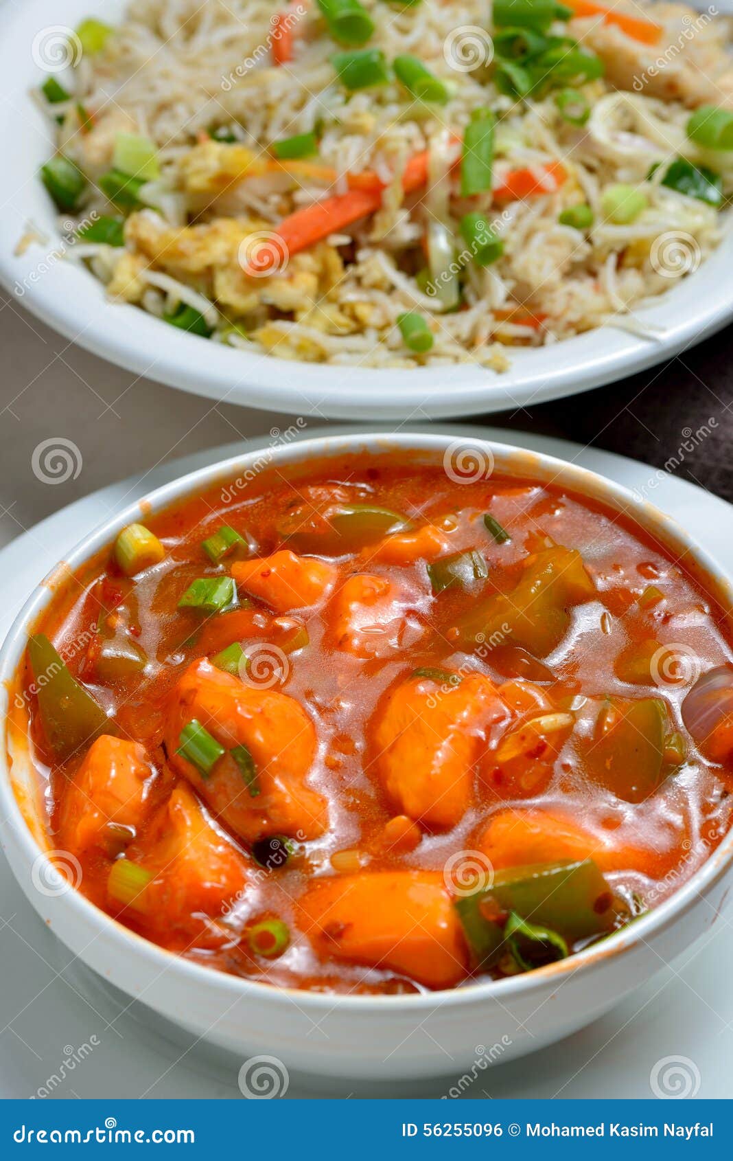 Fried Rice and Chicken Manchurian Stock Photo - Image of spring, east ... Fried Rice and Chicken Manchurian Stock Photo - Image of spring, east ...