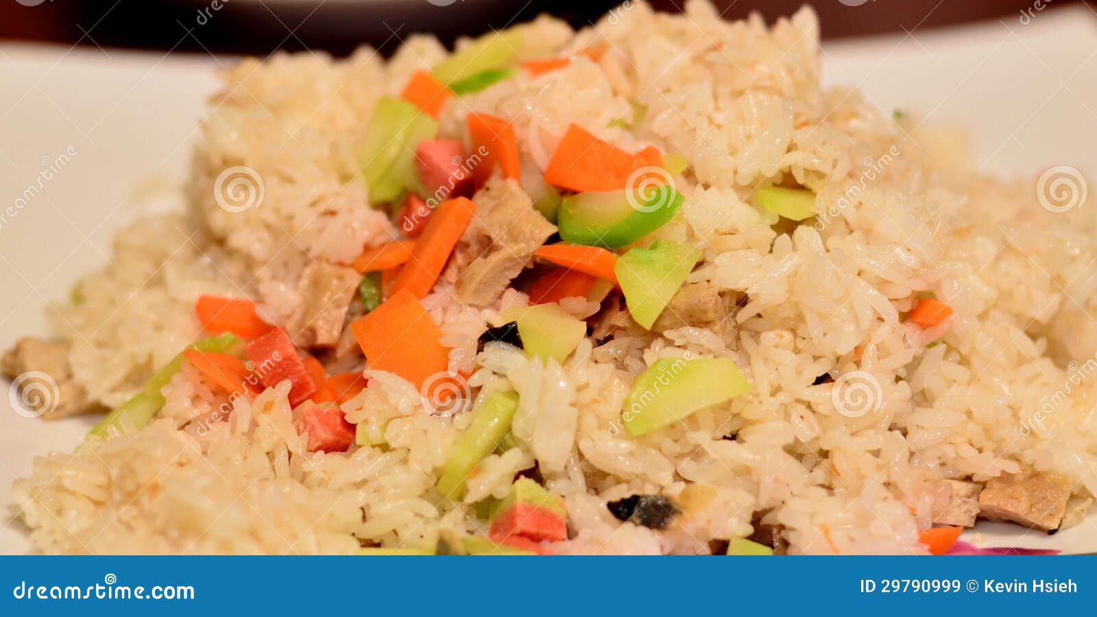 Fried rice dish stock image. Image of meat, kitchen, display - 29790999