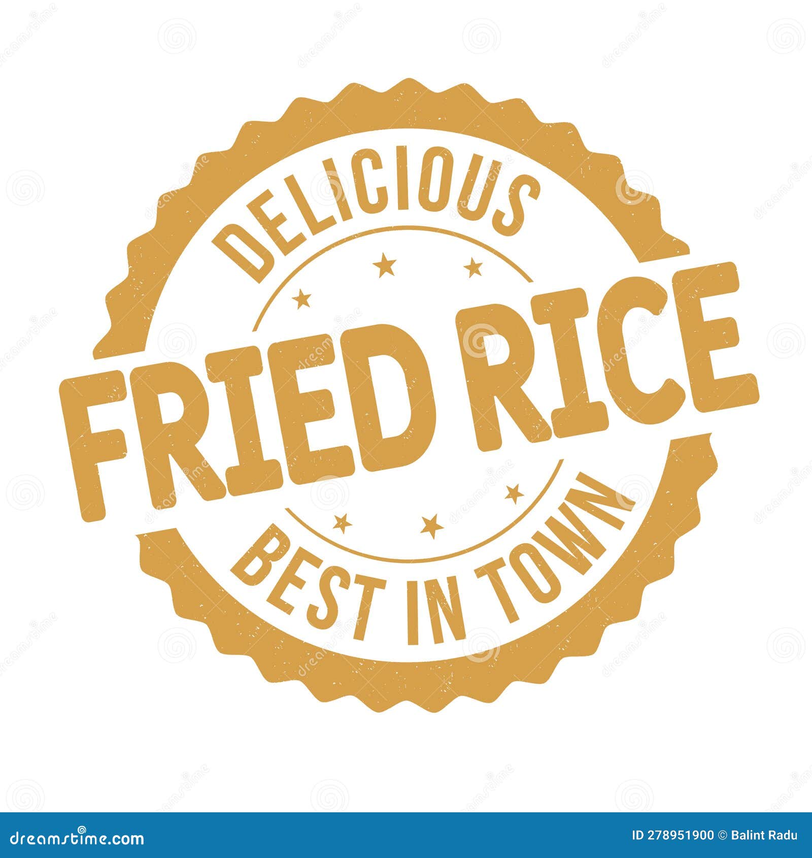 Fried Rice Grunge Rubber Stamp Stock Vector - Illustration of chicken ...