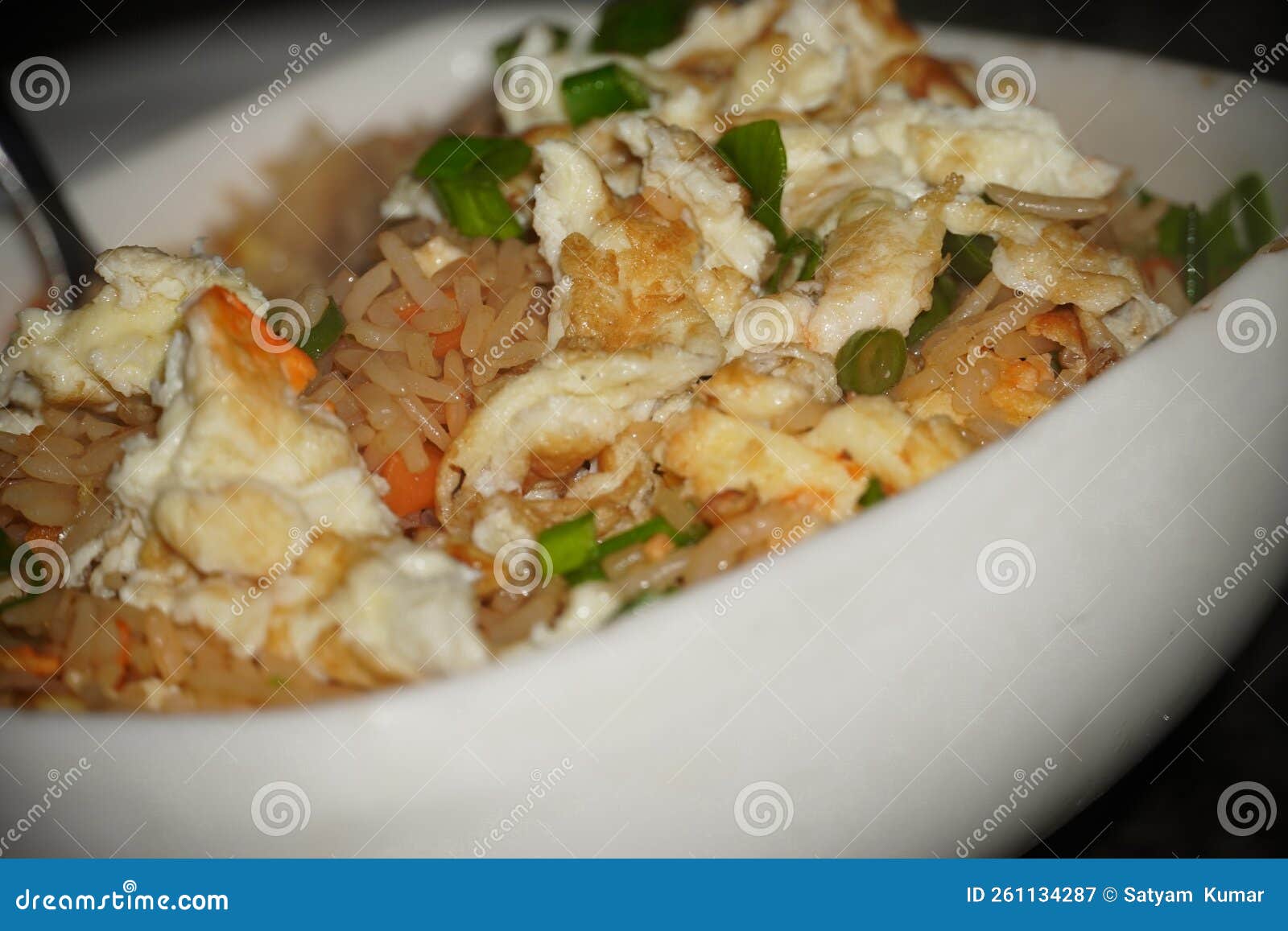 Fried Rice Image Closeup HD Stock Image - Image of nugget, spicy: 261134287