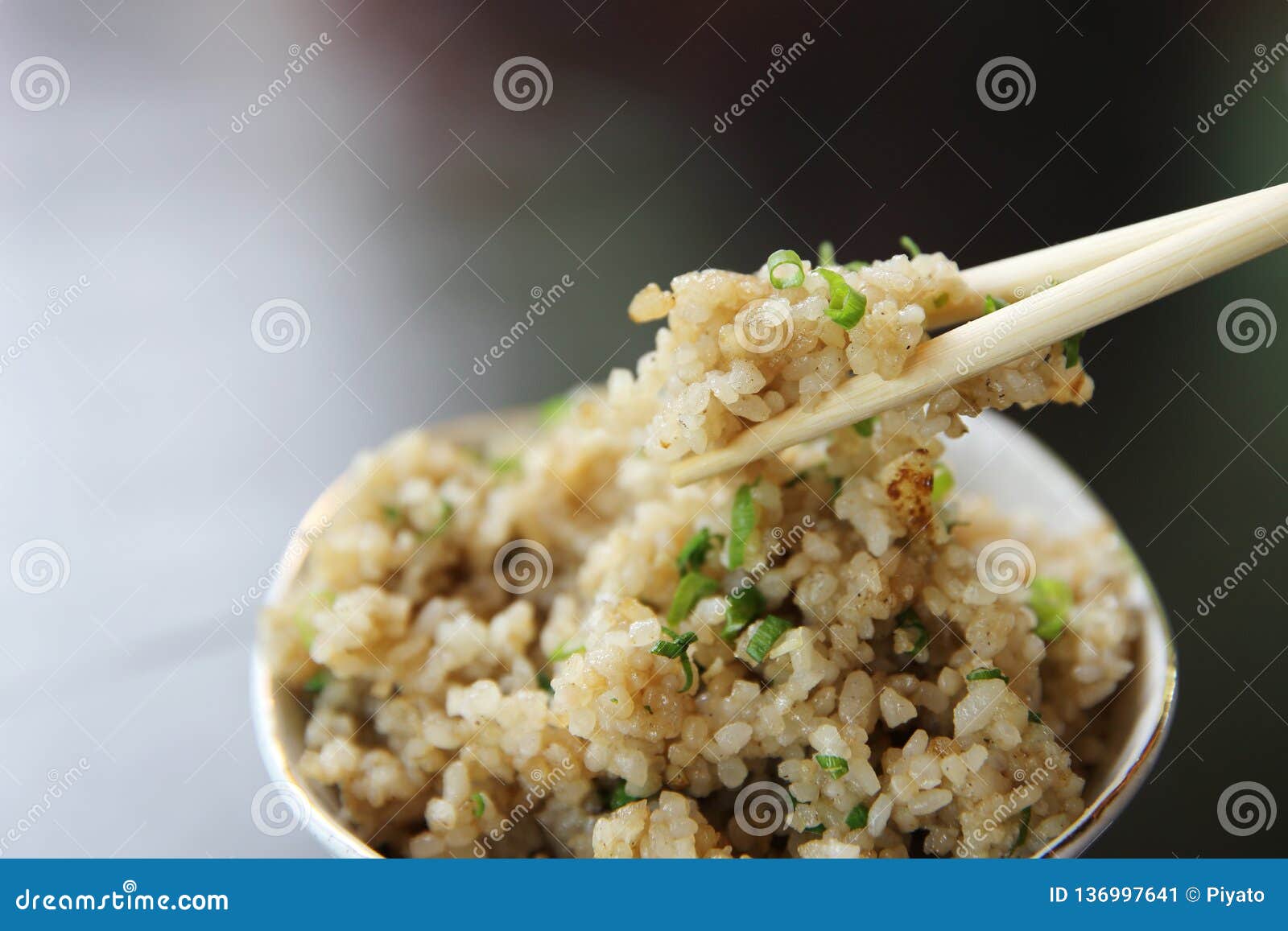 Fried rice japanese style stock image. Image of dish - 136997641