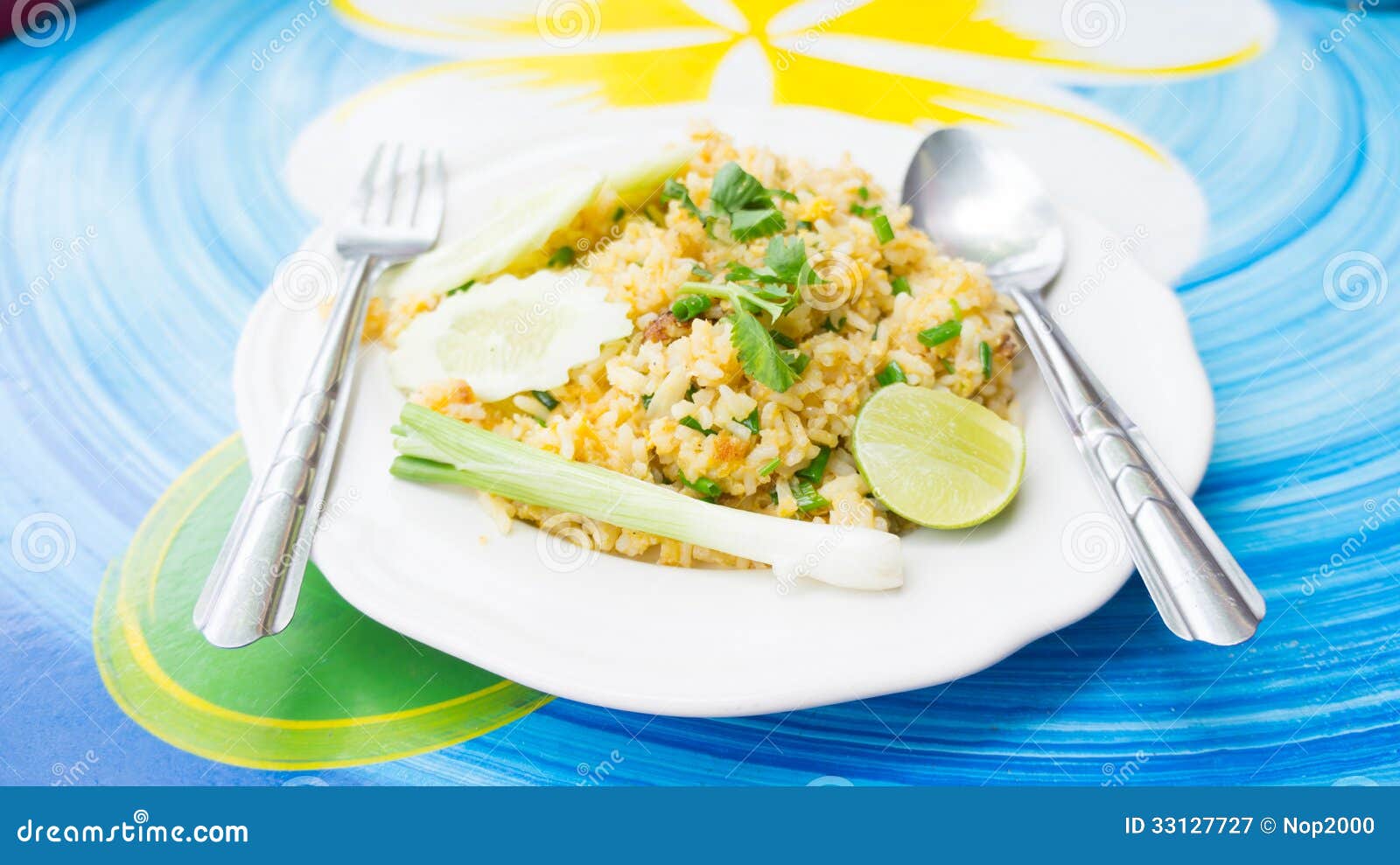 Fried rice stock image. Image of fired, coulorful, lemon - 33127727