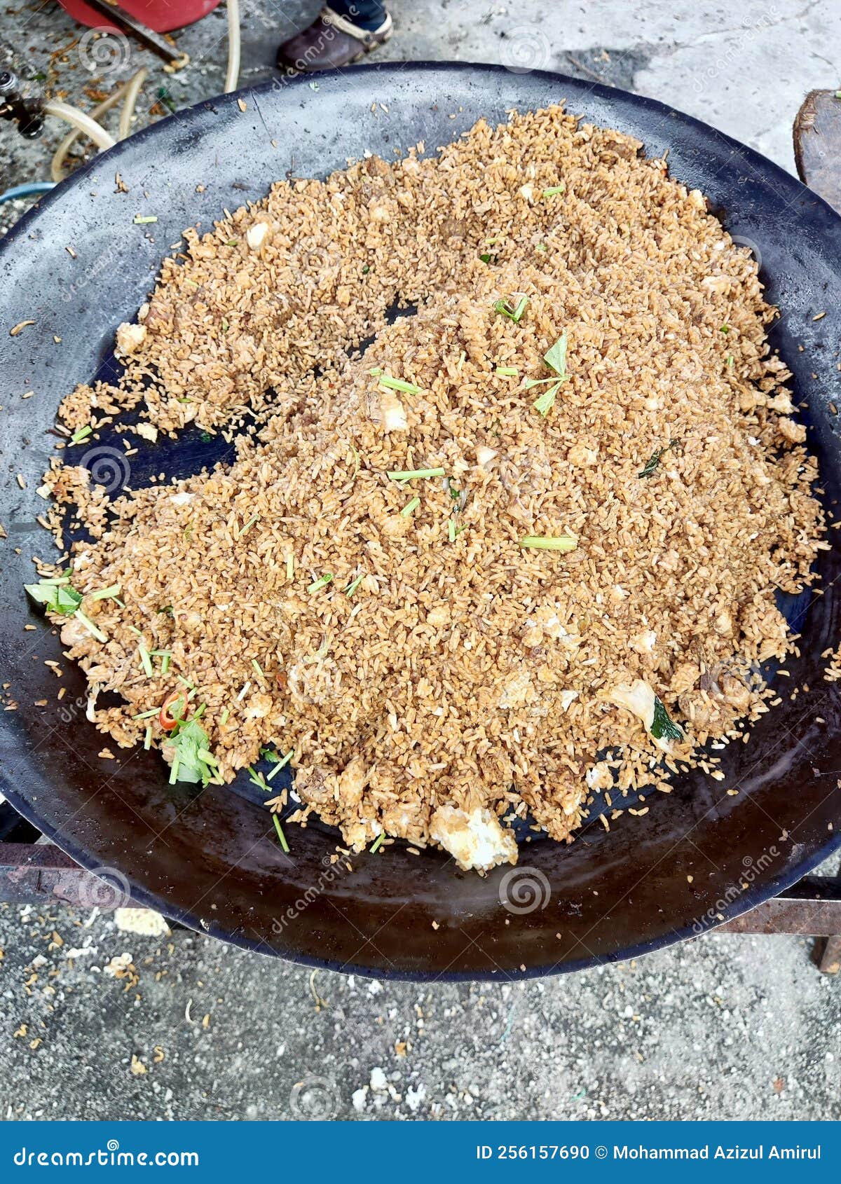 Fried Rice Night Market Good Stock Photo - Image of fried, background ...