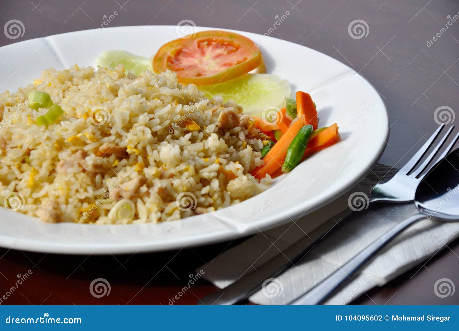 Fried rice original stock photo. Image of original, taste - 104095602
