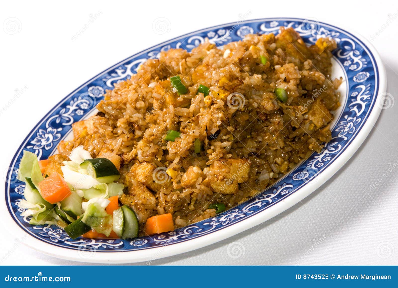 Fried Rice Plate Royalty Free Stock Photo - Image: 8743525
