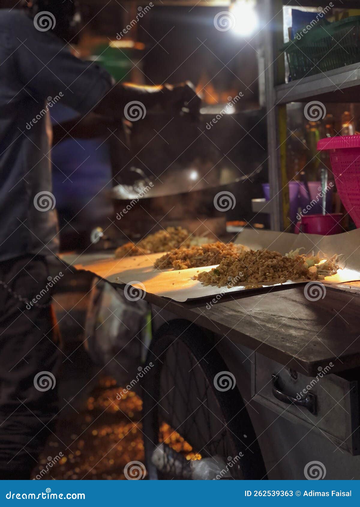 Fried Rice stock image. Image of still, finished, plating - 262539363