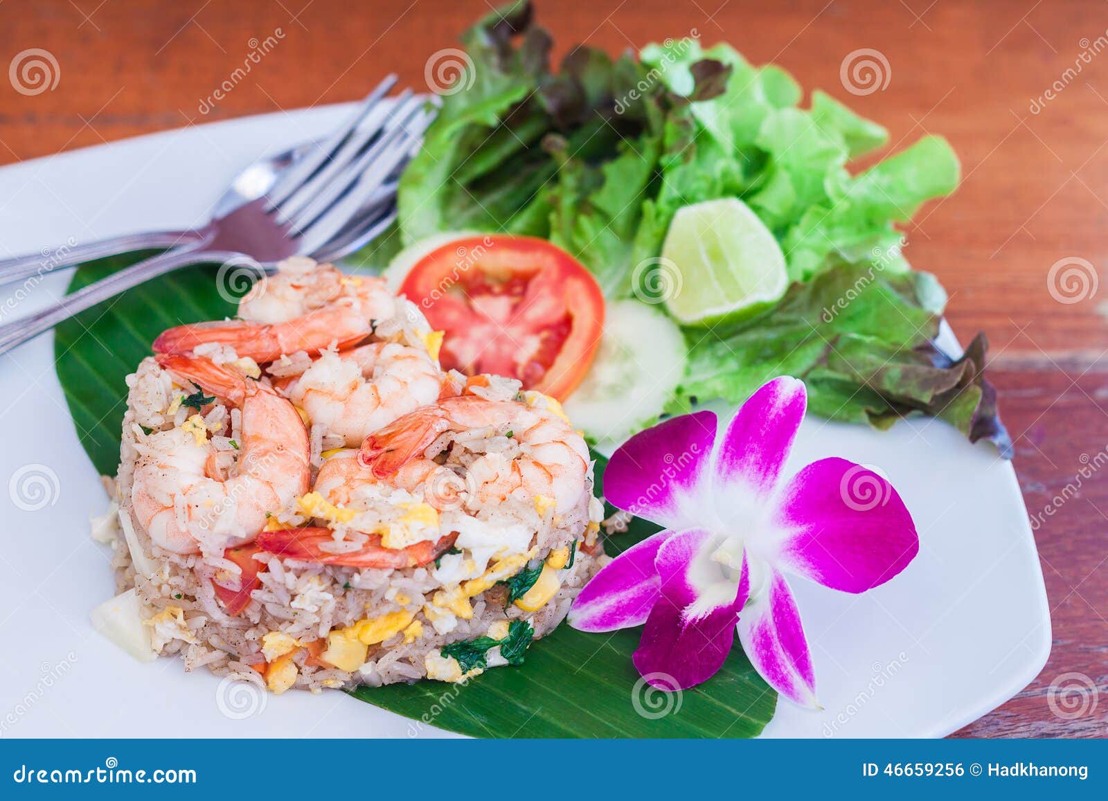 Fried Rice with Salted Egg and Shrimp Stock Photo - Image of cuisine ...