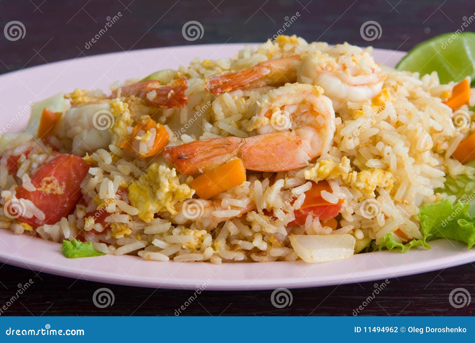 Fried rice with seafood stock photo. Image of fried, meal - 11494962