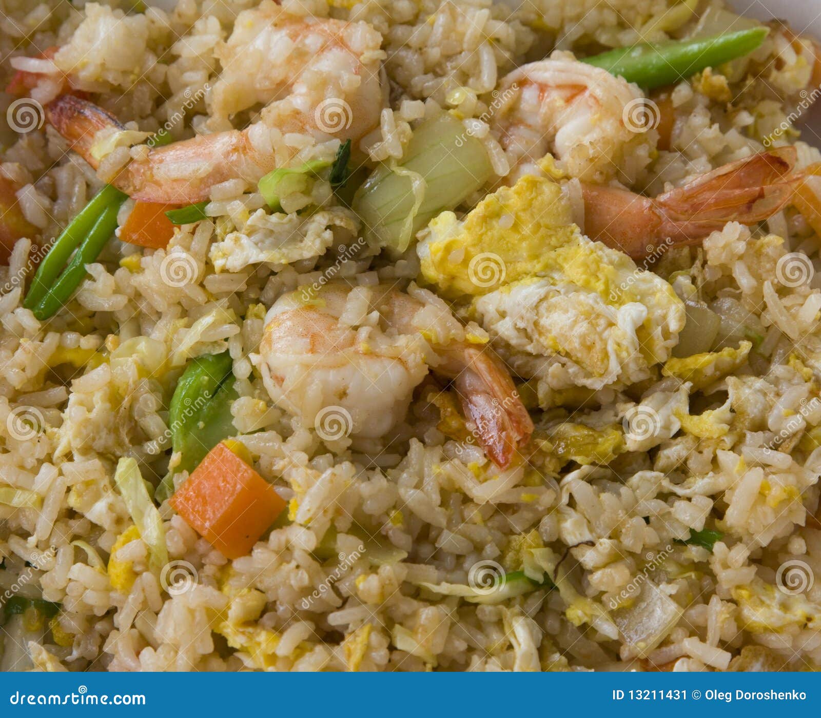 Fried rice with seafood stock image. Image of dinner - 13211431