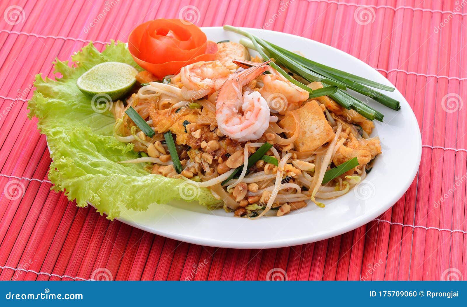 Fried Rice Sticks with Shrimp Stock Photo - Image of sticks, shrimp ...