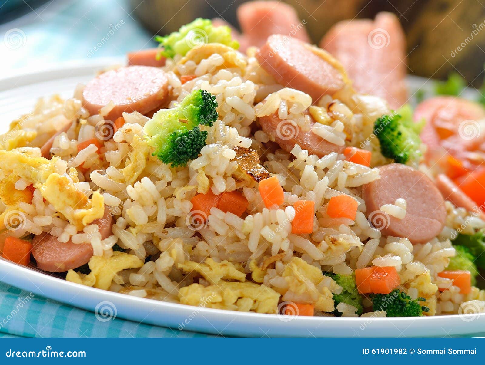 Fried rice thai style stock photo. Image of vegetable - 61901982