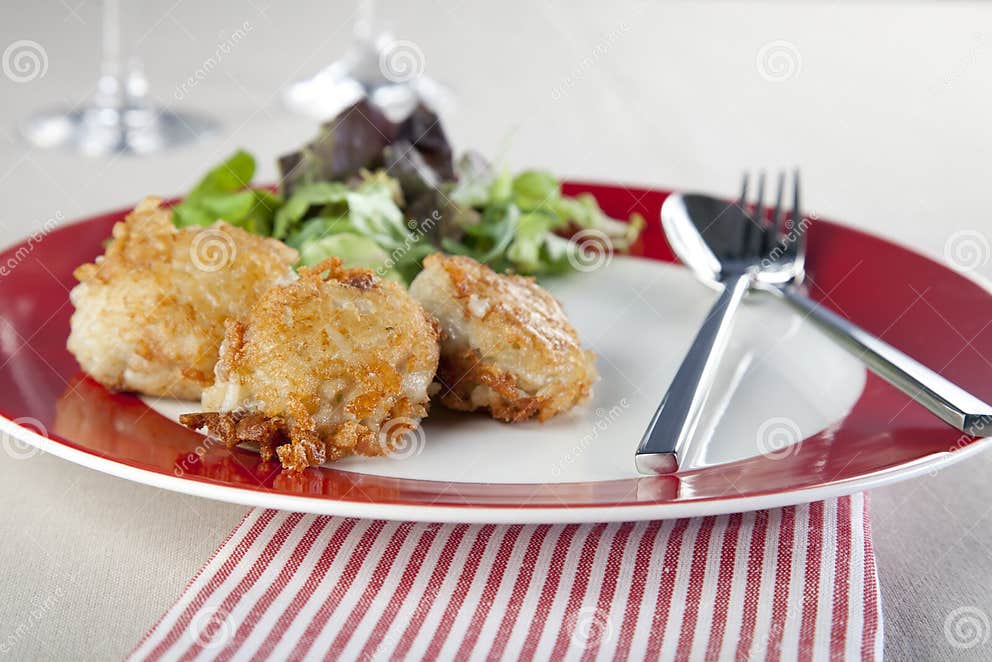 Fried Risotto Appetizer stock image. Image of cuisine - 17958553