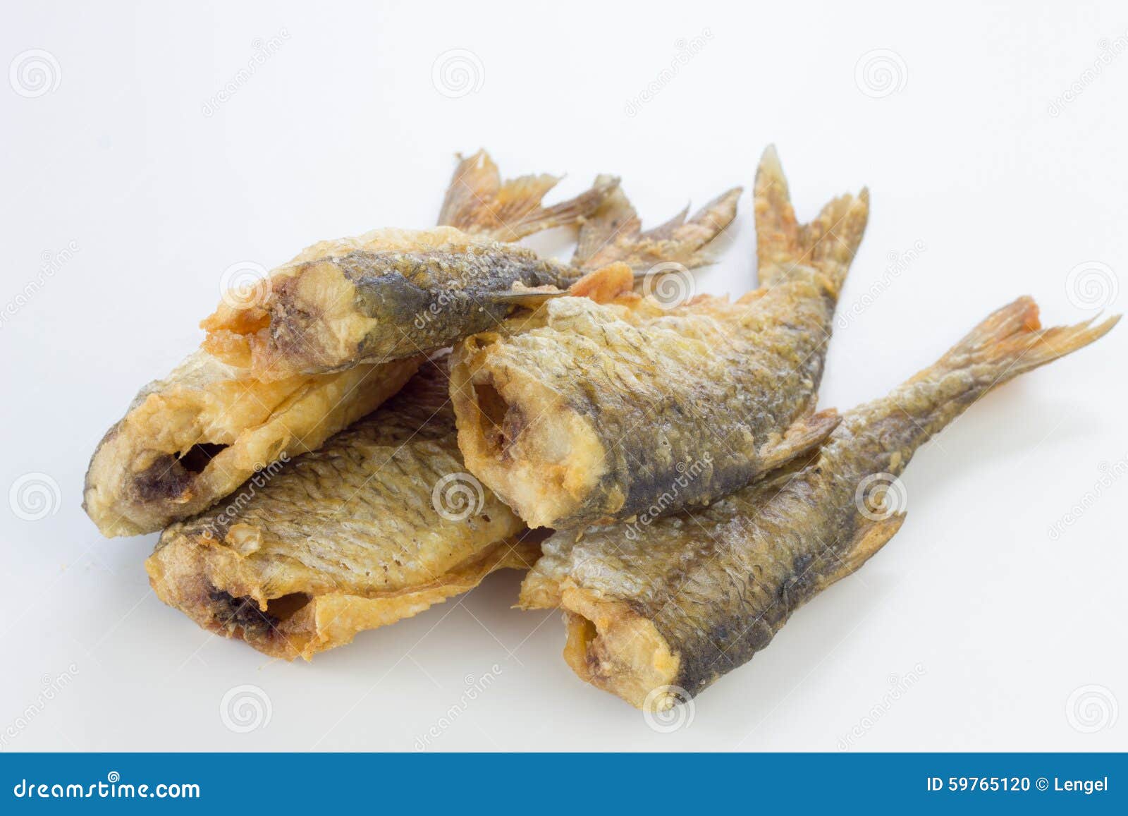 Fried roach fish. stock photo. Image of roach, serving - 59765120