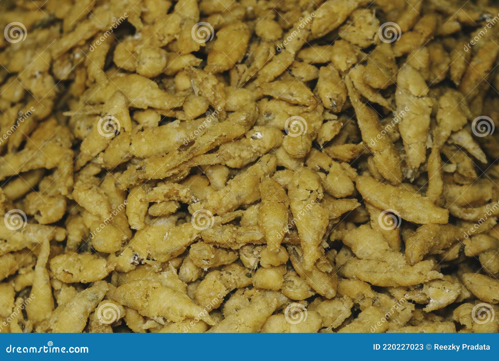 Fried Salty Fish at Traditional Market Stock Image - Image of nutrition ...