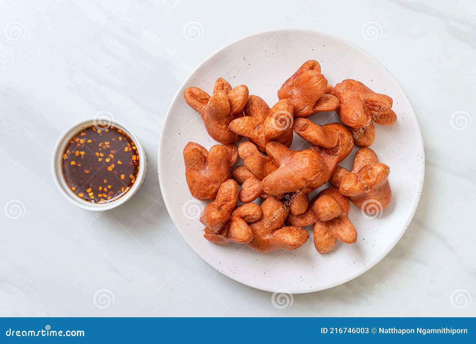 Fried Sausage With Dipping Sauce Stock Image Image Of Gourmet Fresh