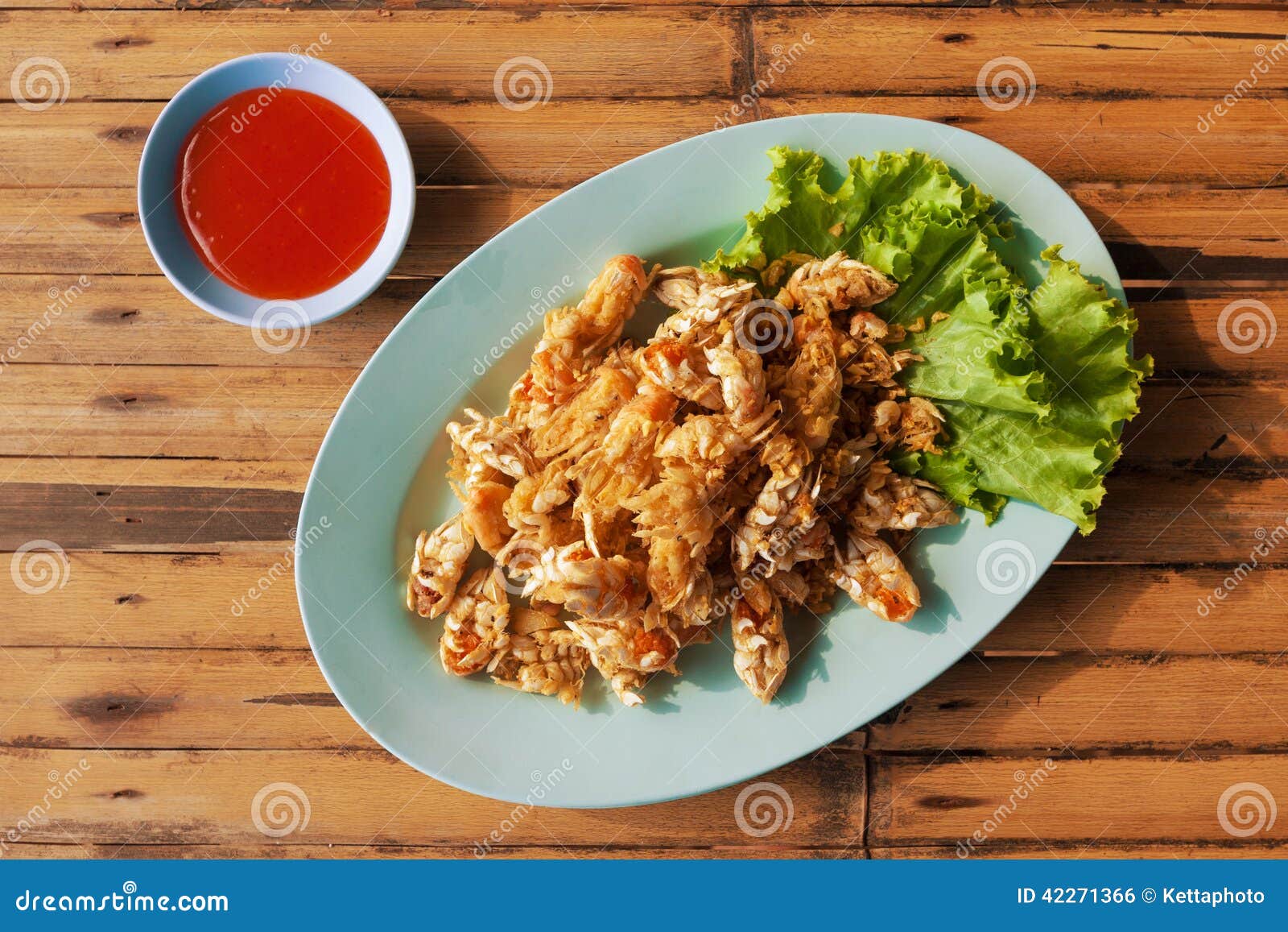 Fried sea cicada stock photo. Image of seafood, cooking - 42271366